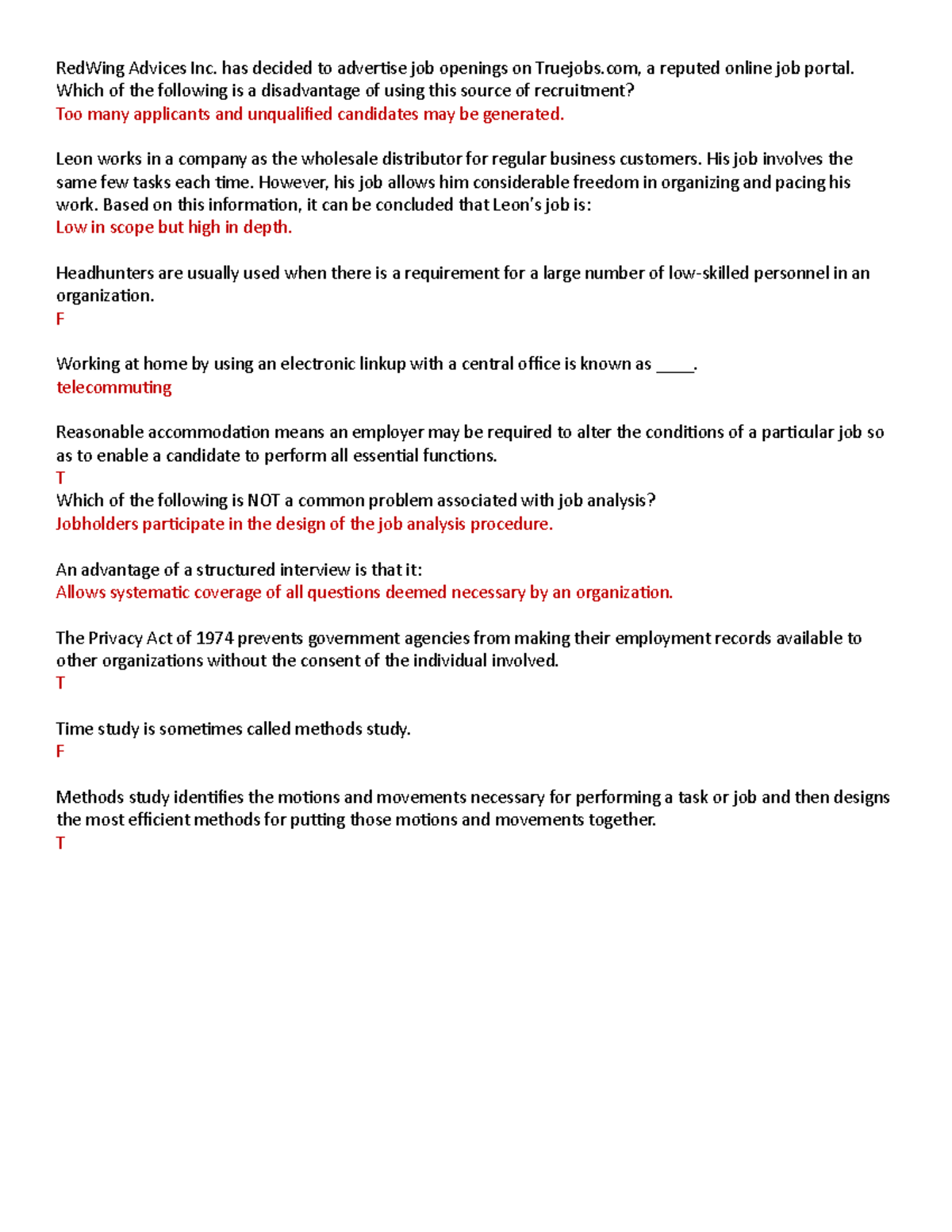 HRM 3 - Disadvantages of Online Recruitment and Job Analysis Insights ...