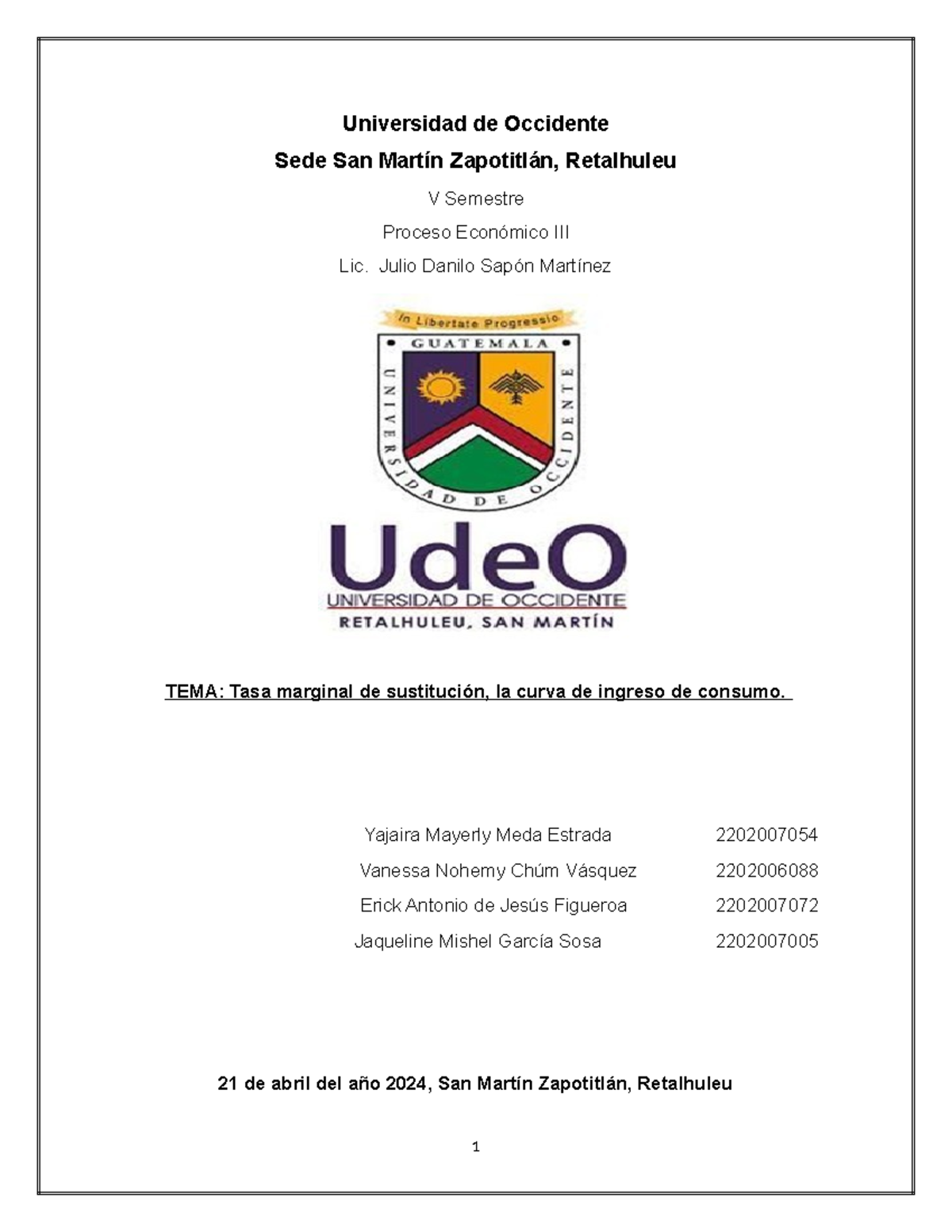 Tasa Marginal de Sustitución y Curva de Ingreso de Consumo - Proceso ...