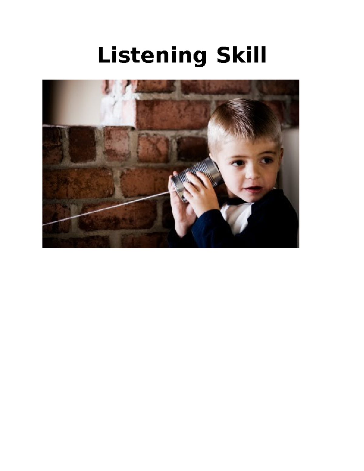 Listening Skills: Effective Teaching Methods and Activities for ...