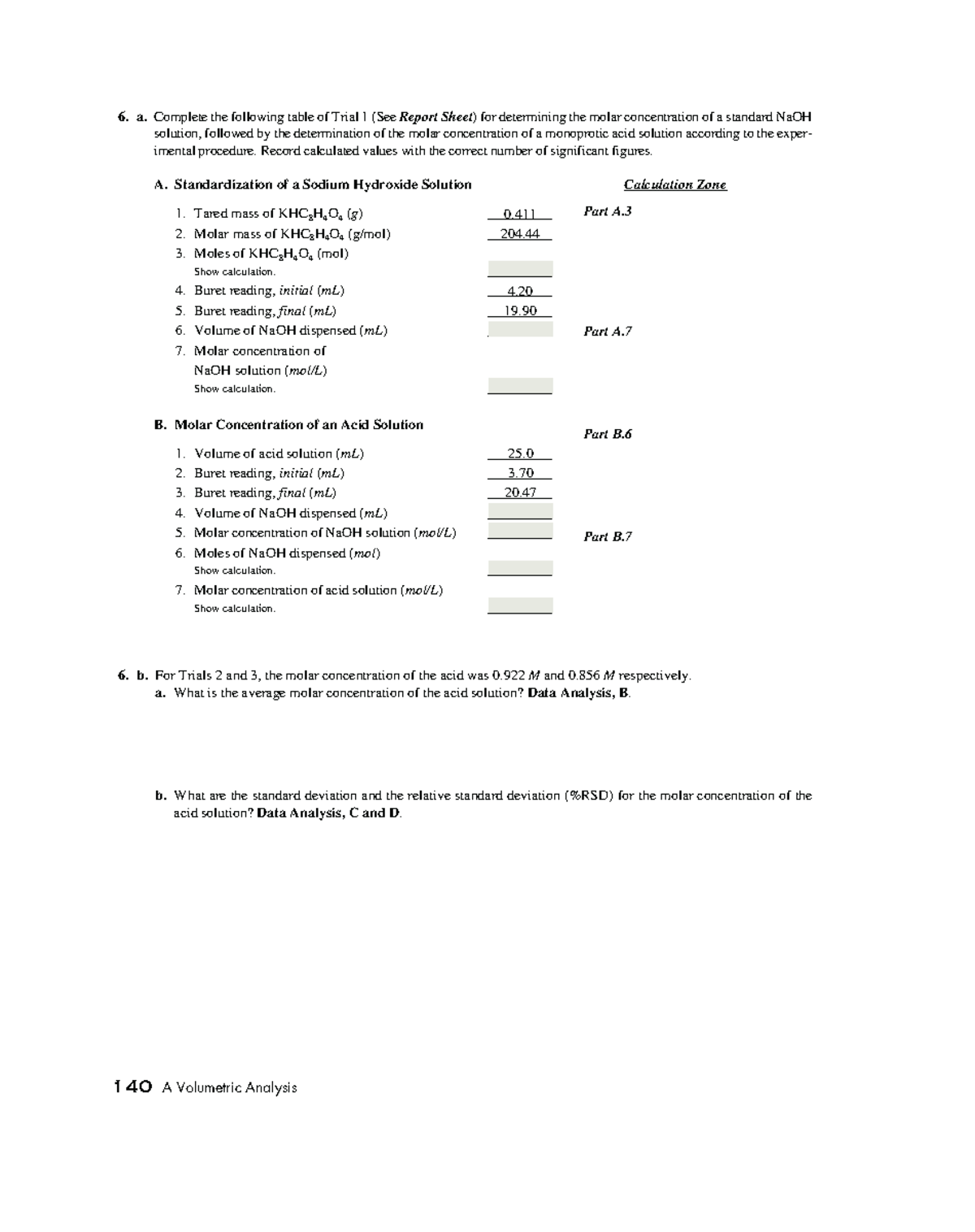 General Chemistry Lab Manual CHM 140: Sodium Hydroxide Standardization ...