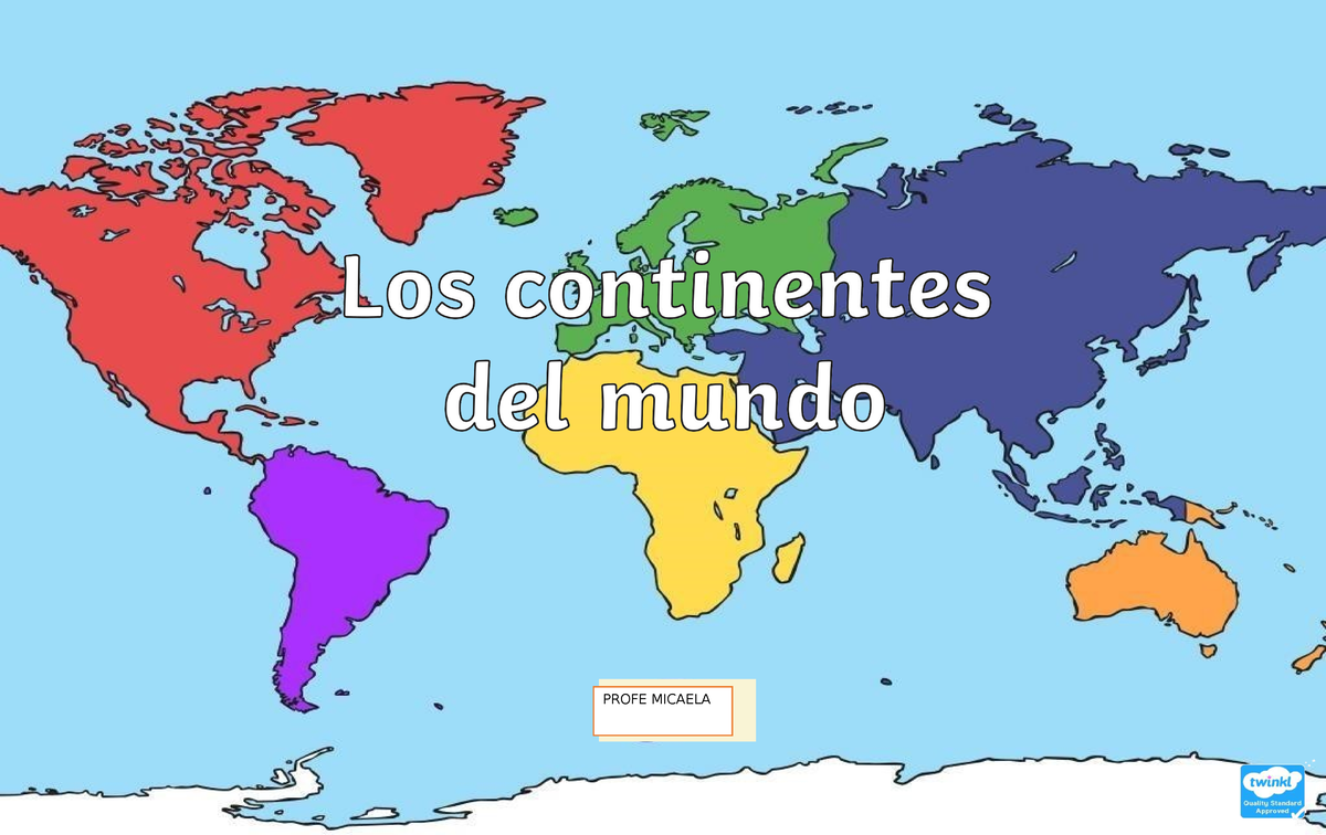 Presentación de los Continentes: Un Análisis Geográfico - Studocu
