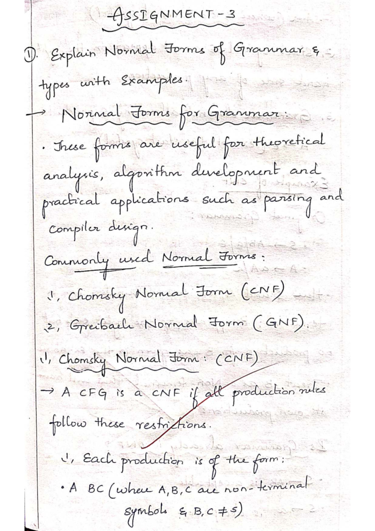 NLP 3 - Normal Forms of Grammar: CNF & GNF Explained with Examples ...