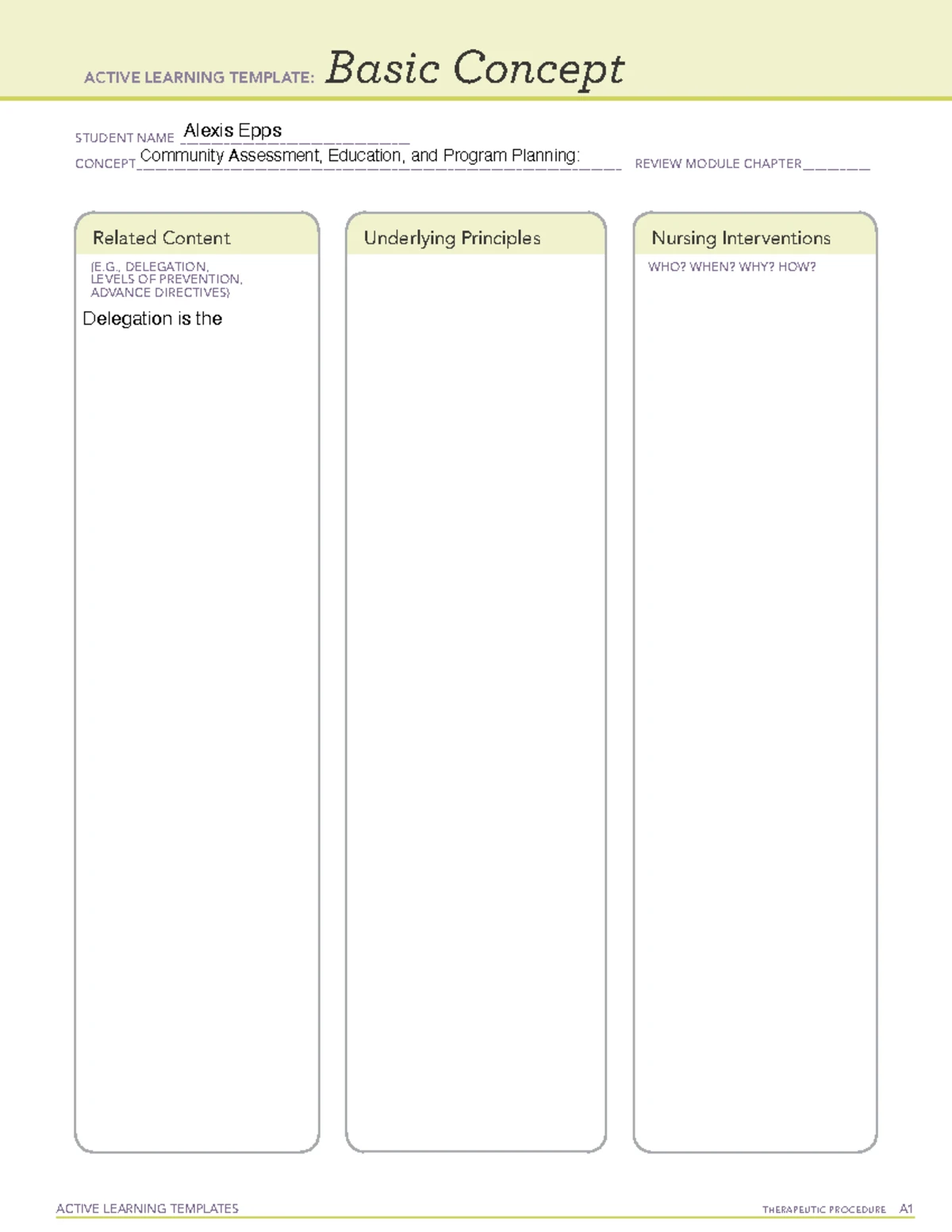 Active Learning Template Basic Concept - ACTIVE LEARNING TEMPLATES ...