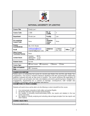 Letsika 2005 the place of sesotho customary law marriage within the ...