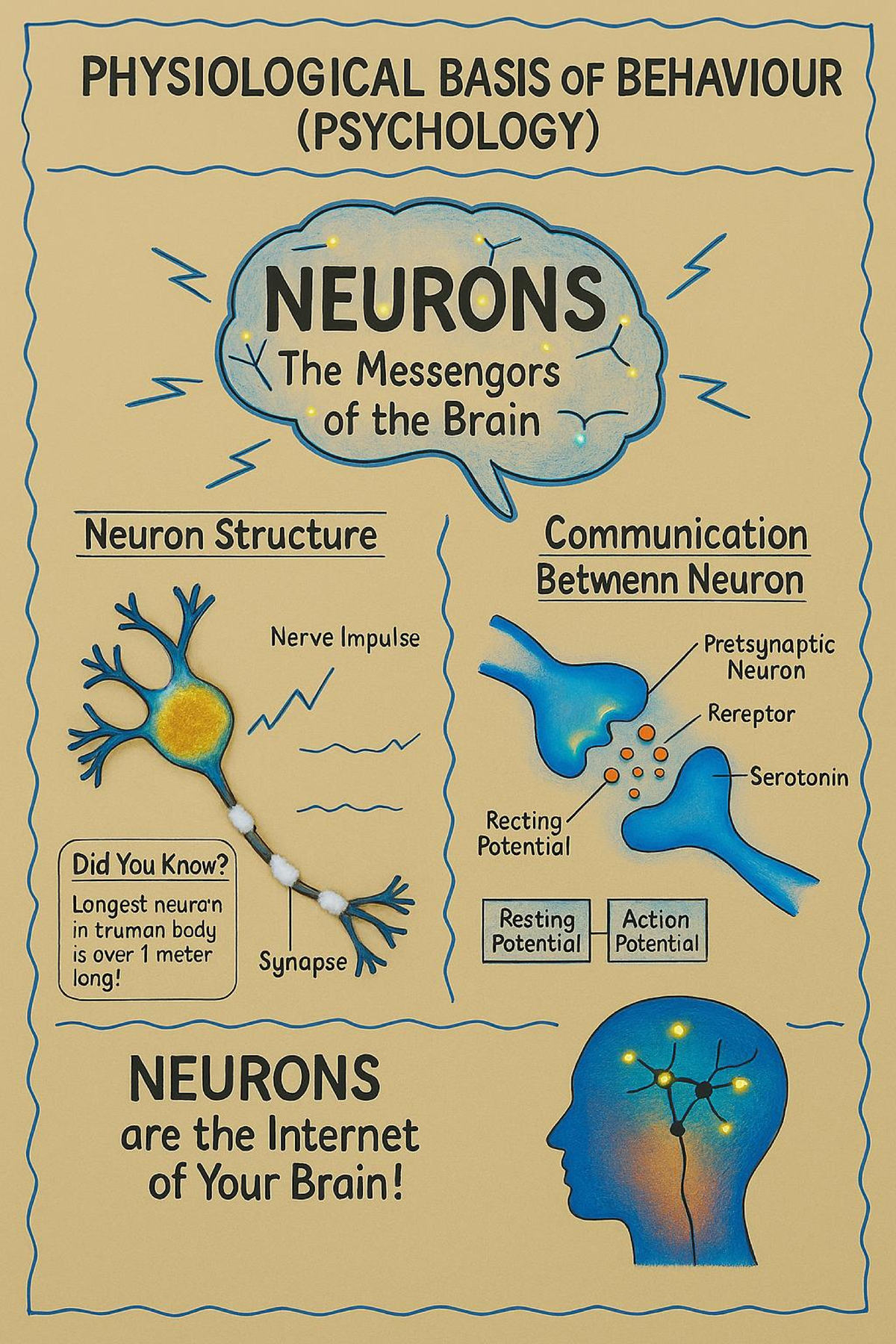 Neurons Chart Project - Neuron - communication - Physiological Control ...