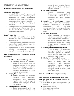 Hand out 1 Opman - Chapter 1 Introduction to Operations Management Learning Objectives You ...