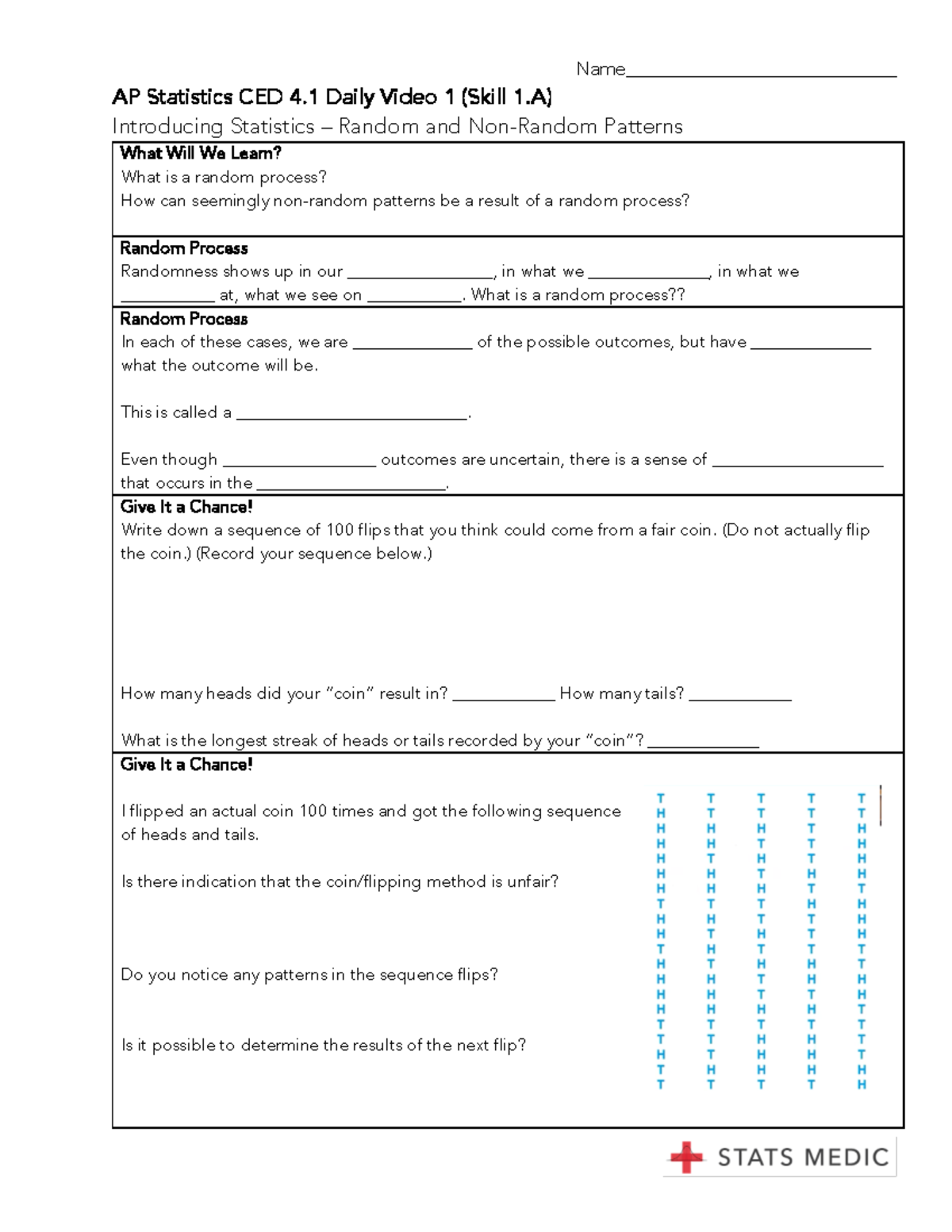 CED Unit 4 AP Daily Videos - Stats Medic - AP Statistics CED 4 Daily ...