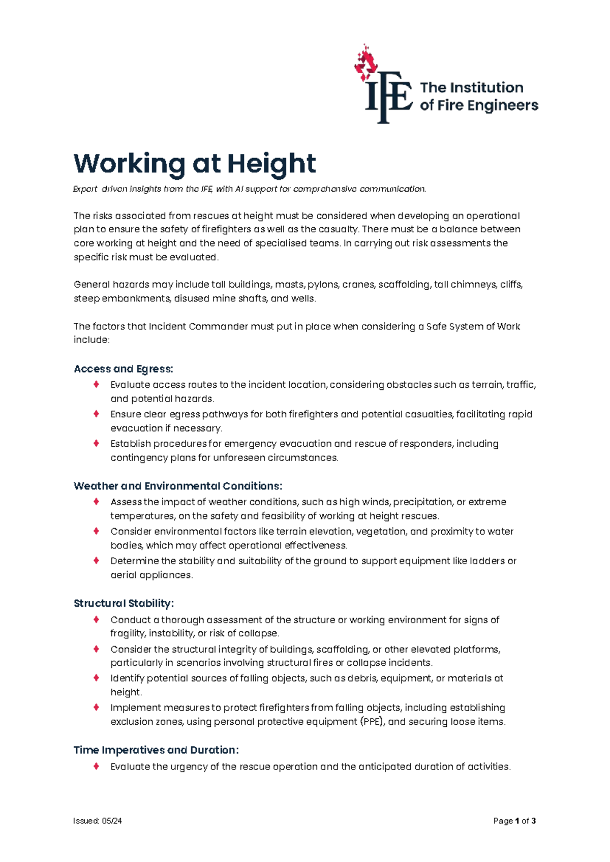 Working at Height: Safety Protocols and Risk Assessments for ...