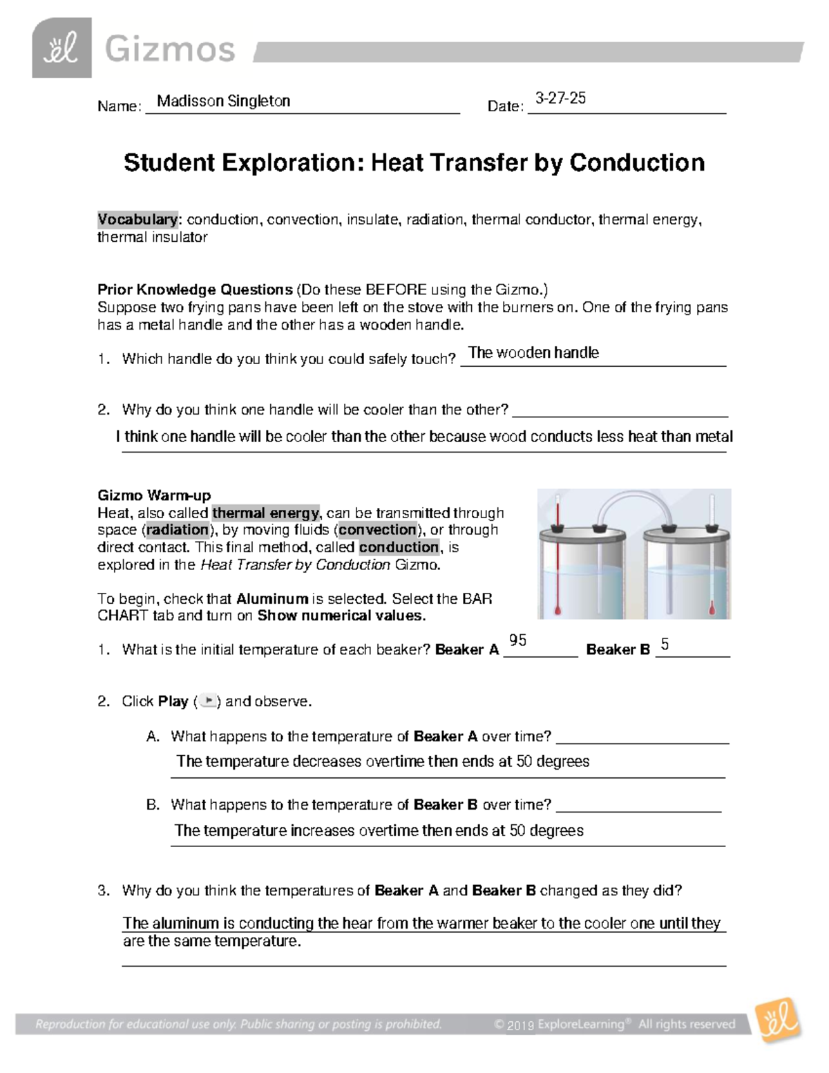 Heat transfer conduction SE: Exploring thermal conductors and ...