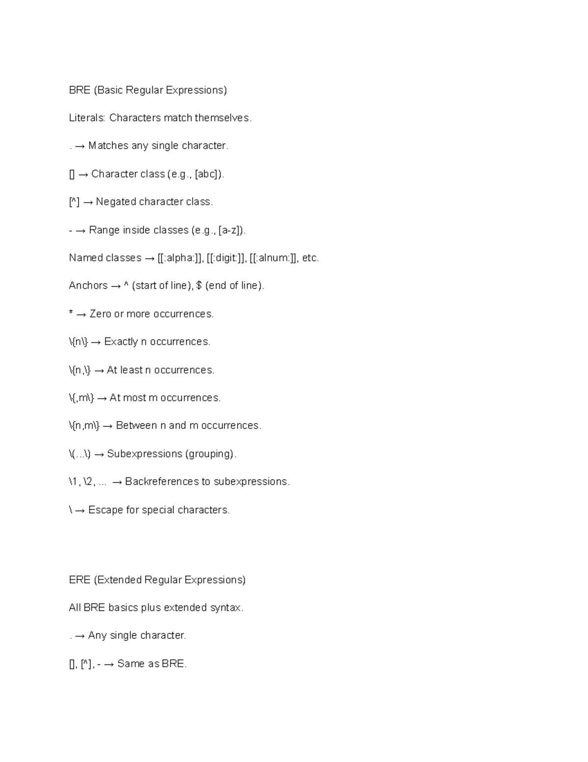 Regular Expressions Guide: Basics & Extended Syntax Overview (CS101 ...