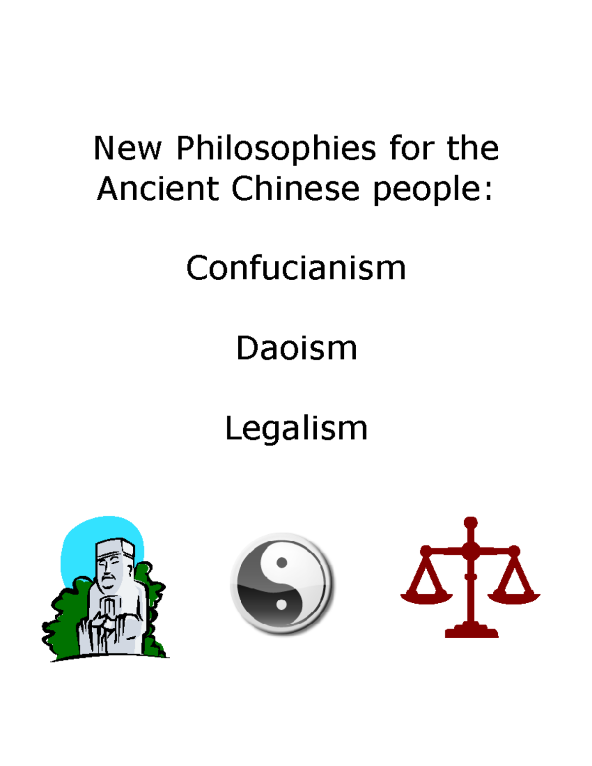 3 Philosophies Reading - New Philosophies for the Ancient Chinese ...