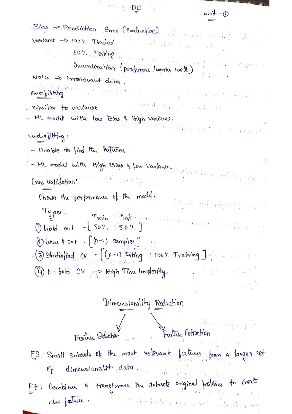 DL Handwritten Notes for Effective Learning and Exam Prep - Studocu