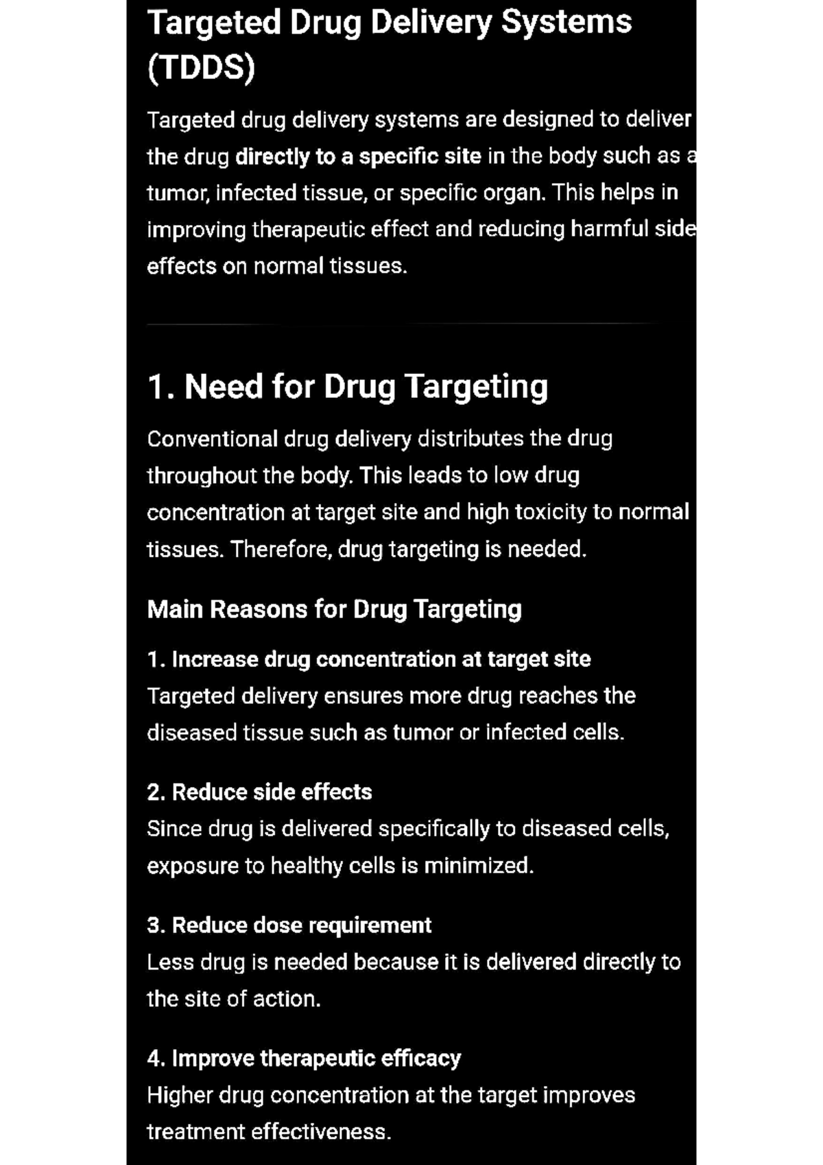 Targeted Drug Delivery Systems (TDDS): Novel Formulation Approaches ...