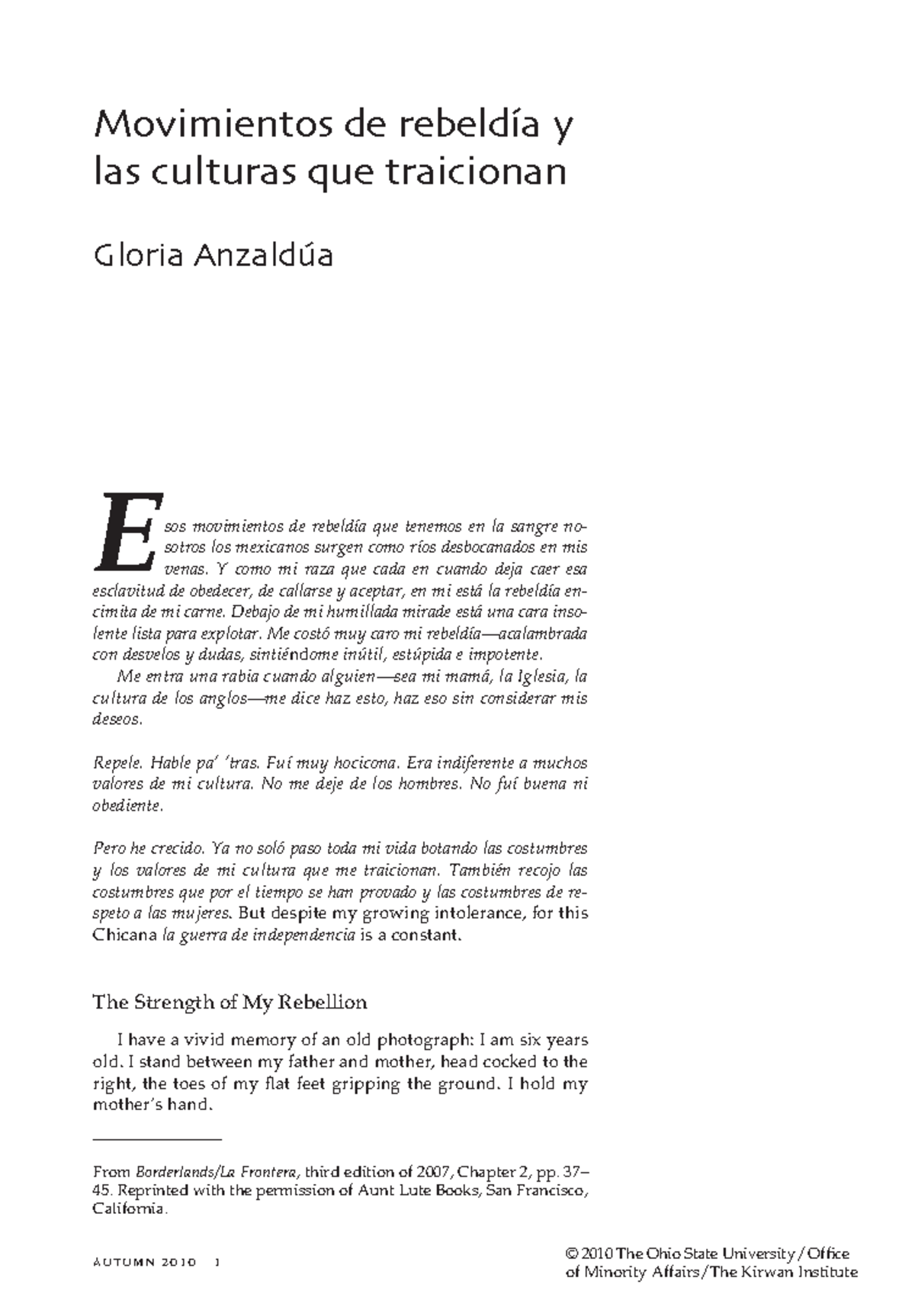 Movimientos de Rebeldía: Análisis de Culturas que Resisten y Traicionan ...