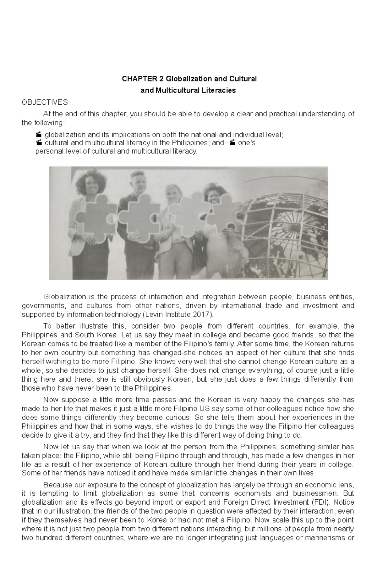 PROF ED 10A IM NO.2 - CHAPTER 2 Globalization and Cultural and ...