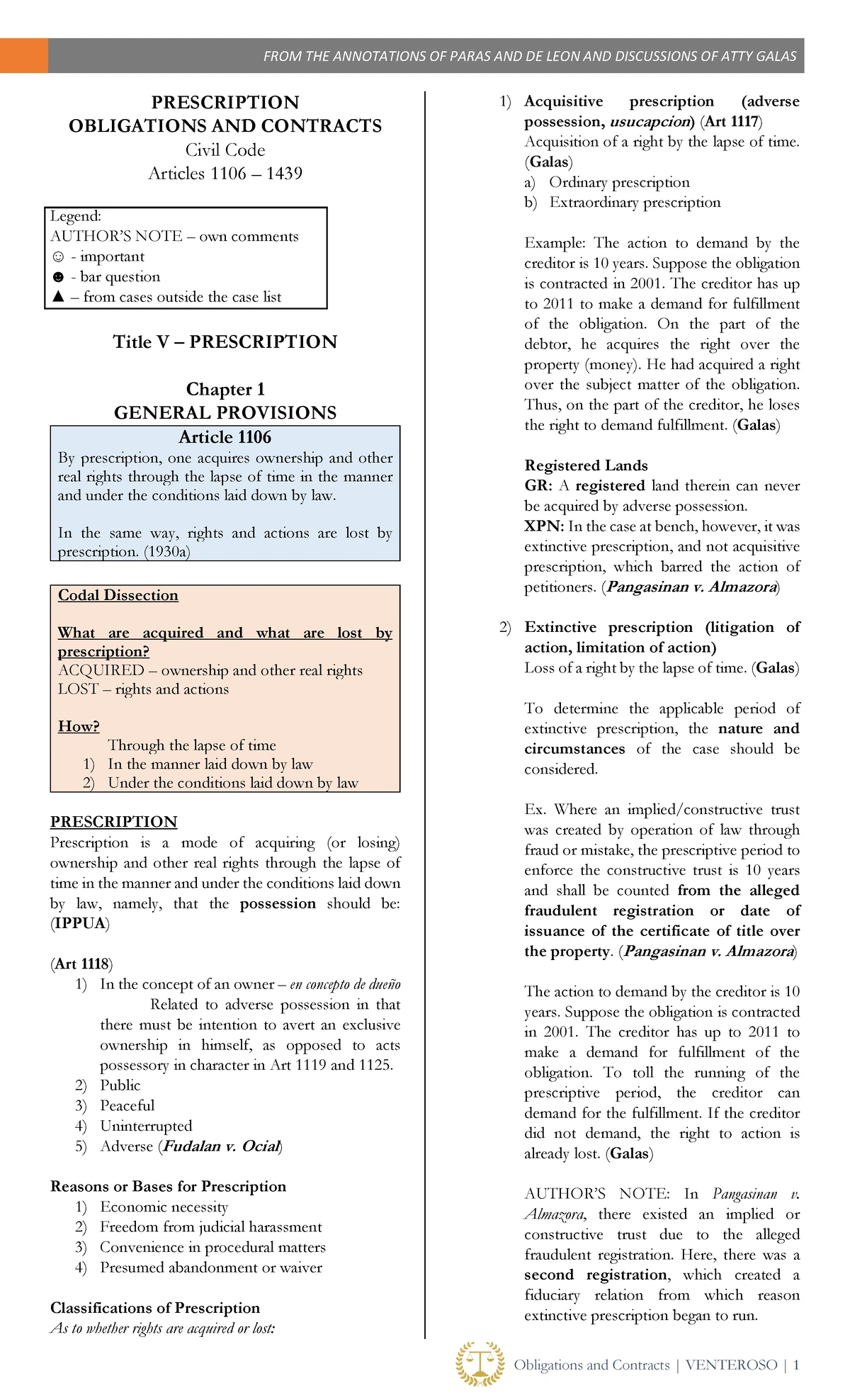 Joint and Solidary Obligation - JOINTS AND SOLIDARY OBLIGATIONS In a ...