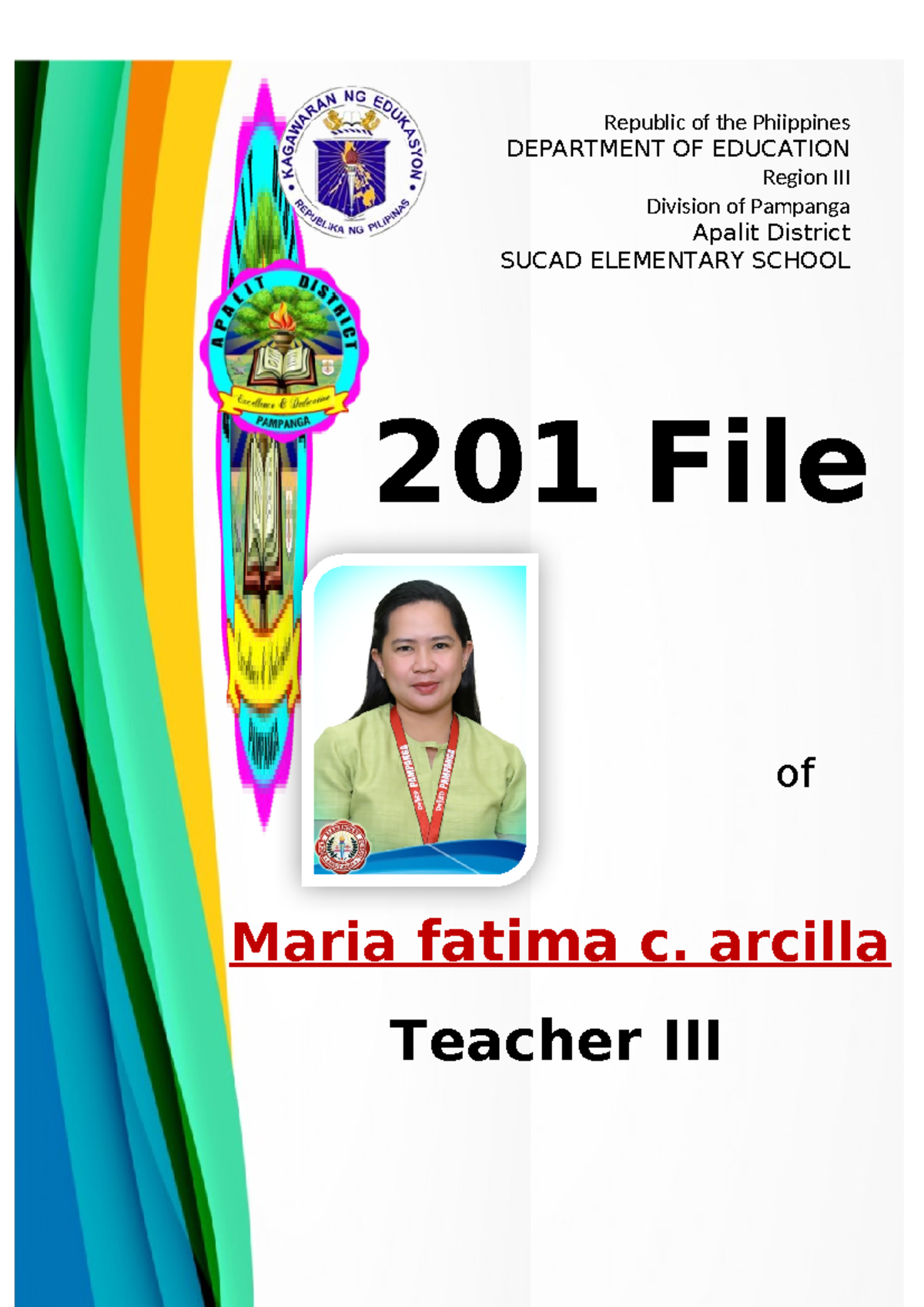 201 file front - 201 FILE - teaching and learning - Republic of the ...