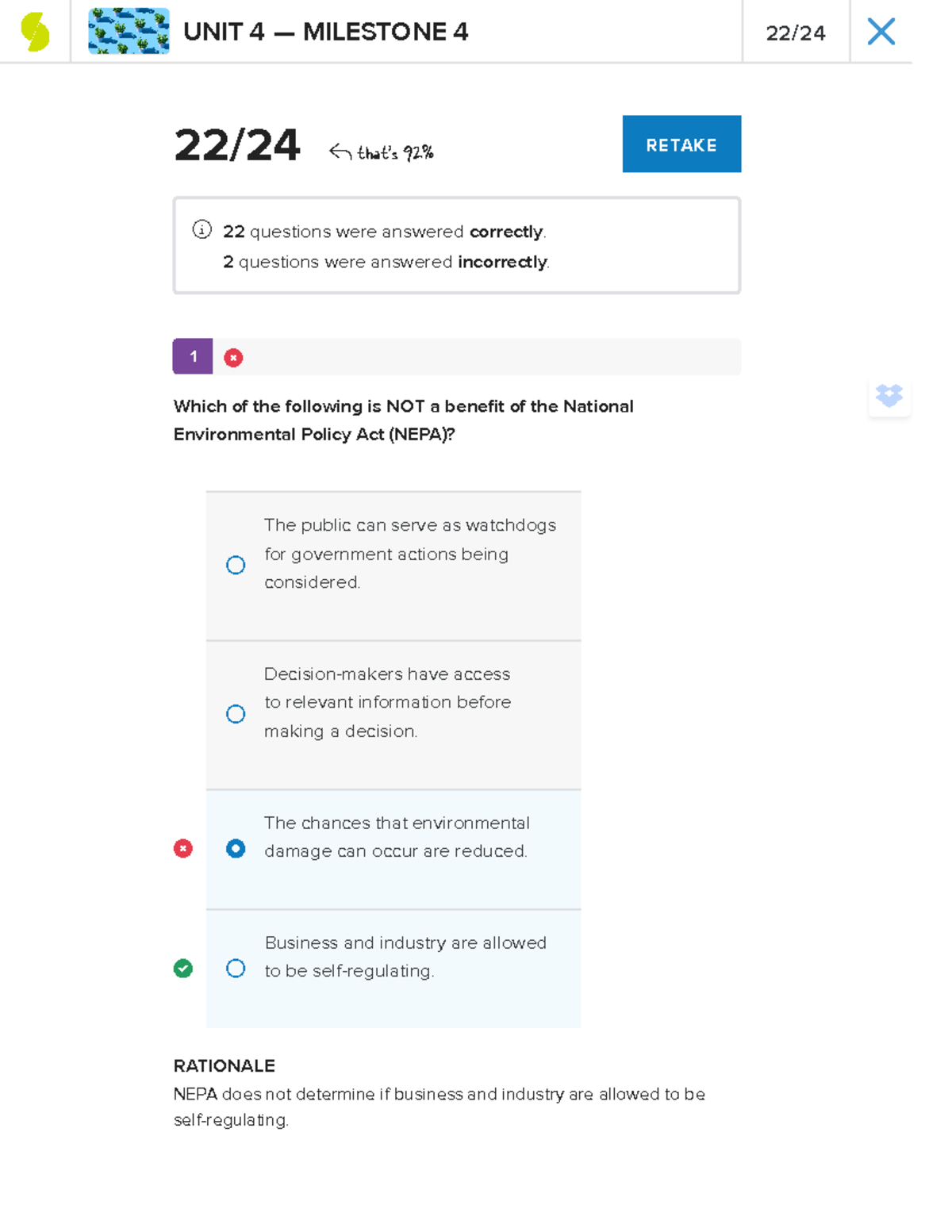 Environmental Science Milestone 4 Analysis and Evaluation - Studocu