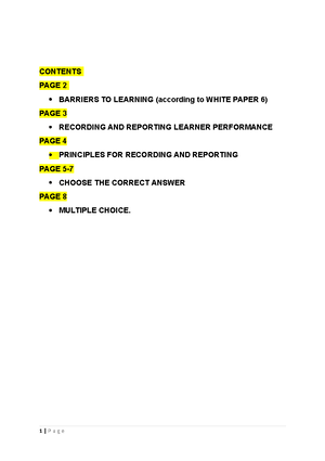 Grade 8 LO Term 2 Notes and activities - HOëRSKOOL ELSPARK LIFE ...