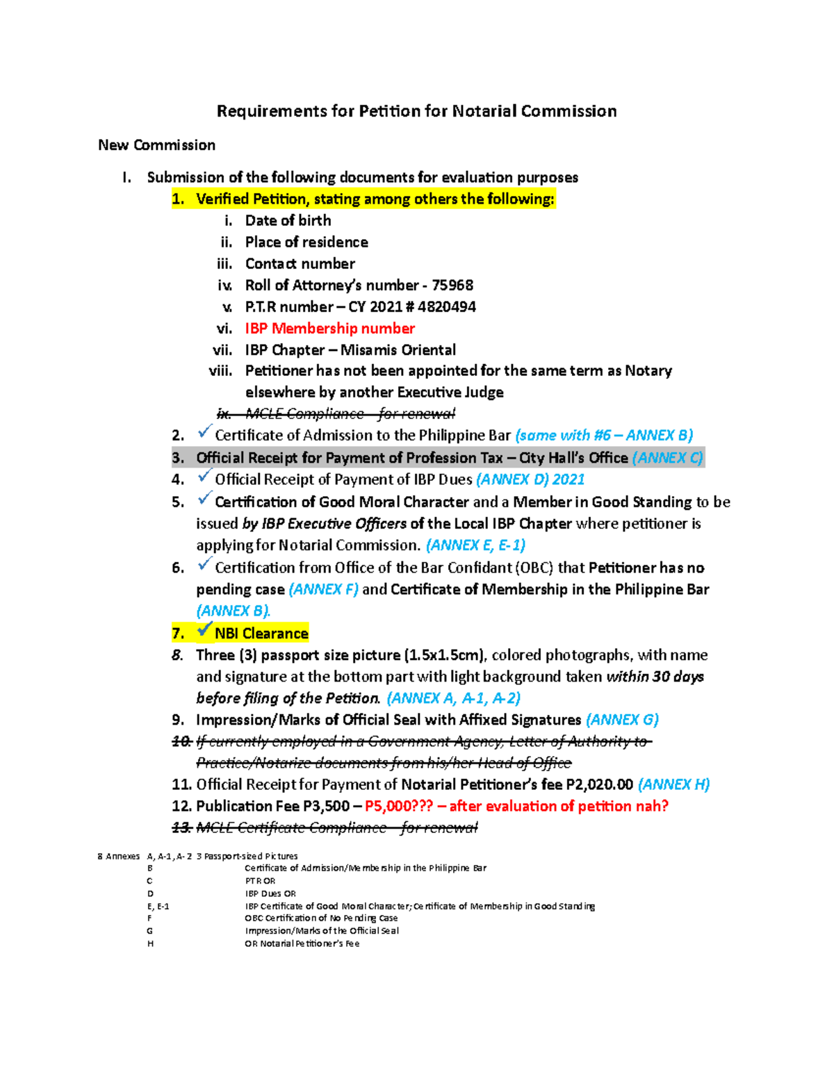 Requirements for Notarial Commission Petition Process - Studocu