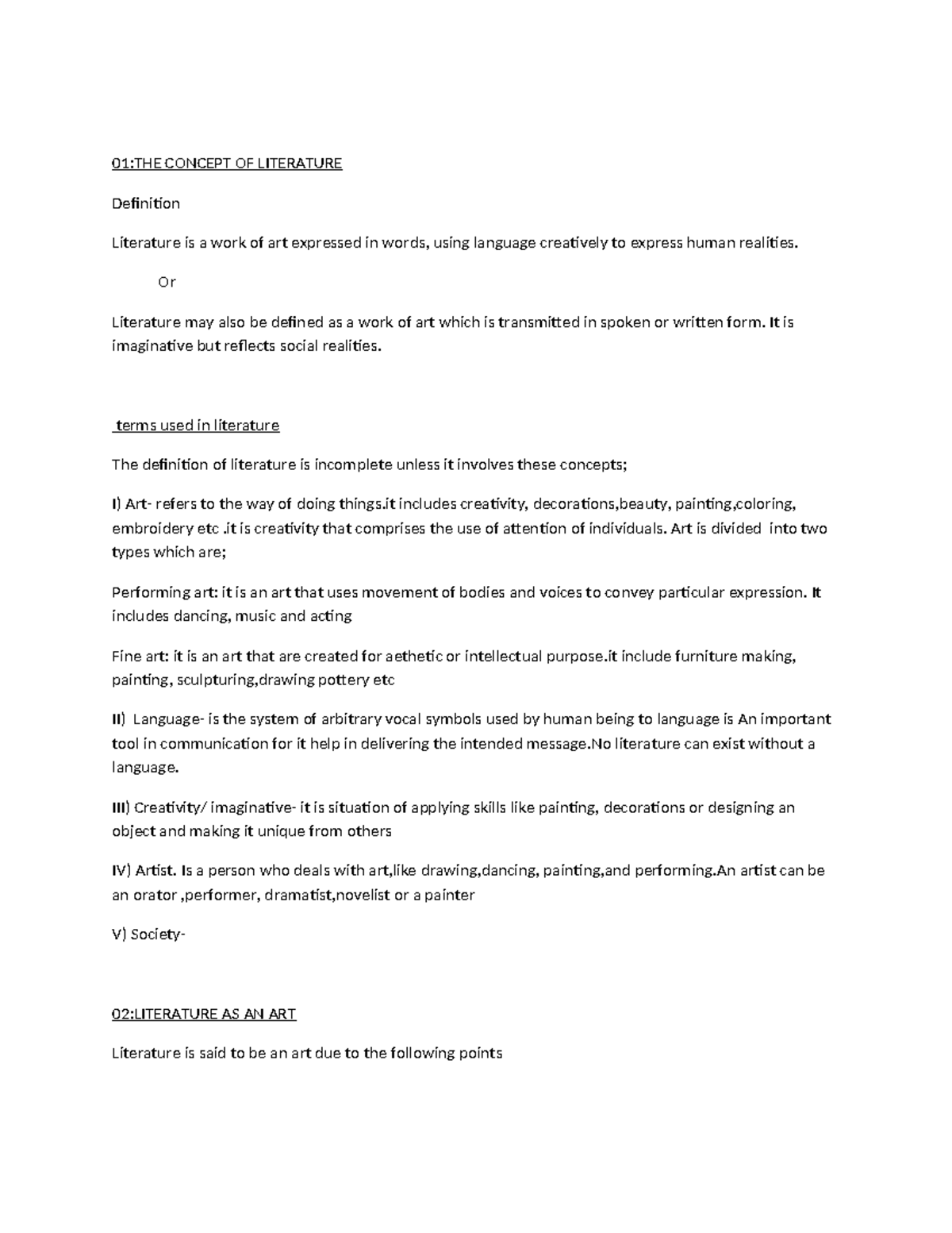 01: THE CONCEPT OF LITERATURE IN CIVIL ENGINEERING - Studocu