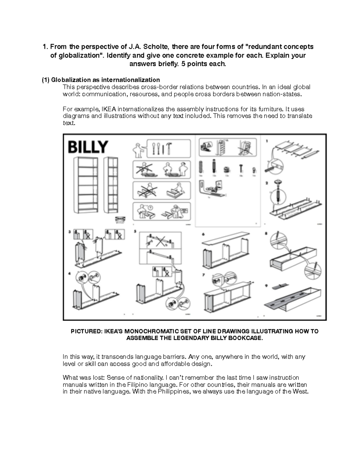 Understanding Globalization (redundant concepts, critiques, etc.) - 1. From the perspective of J ...