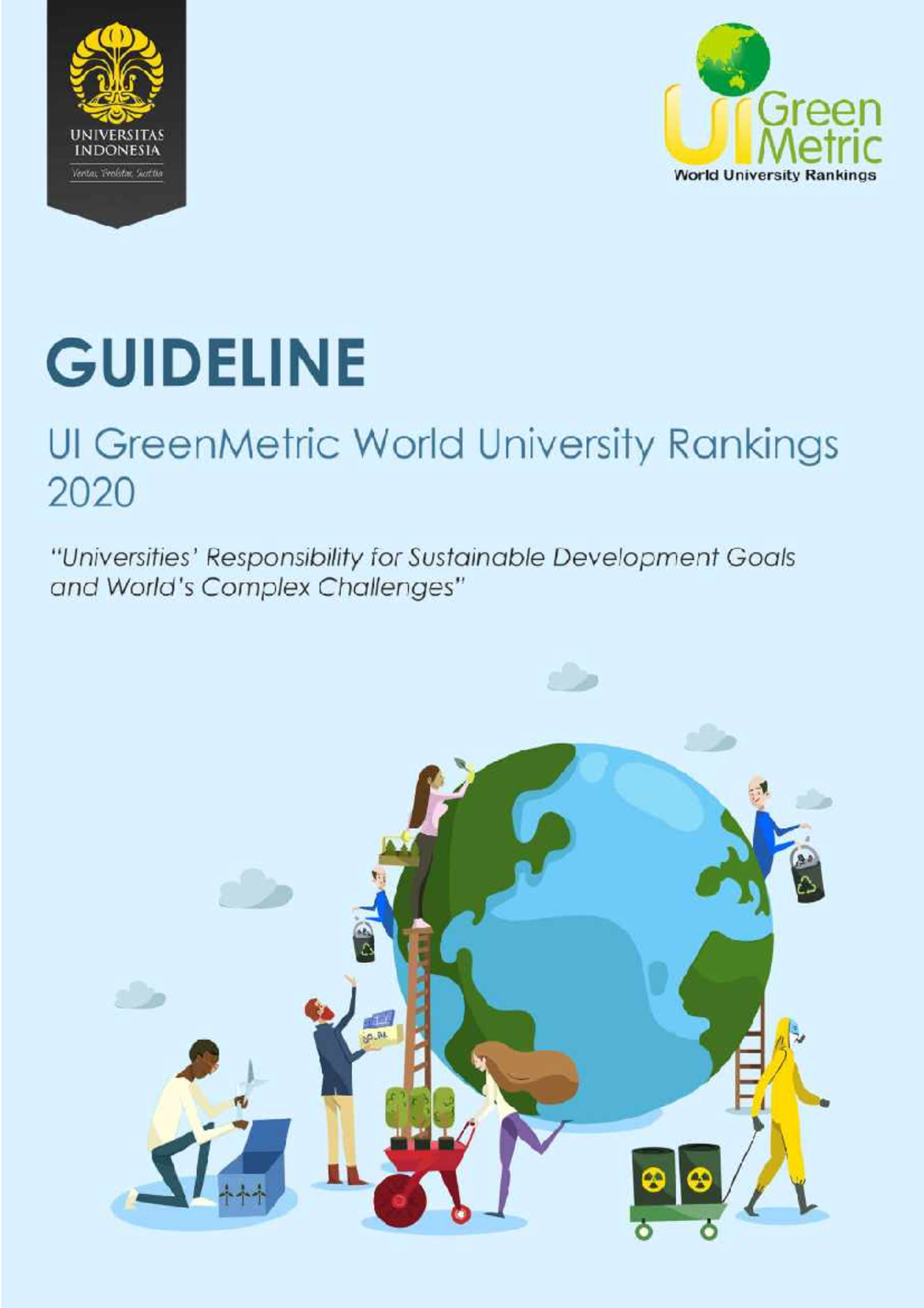 UI GreenMetric World University Rankings Guidelines 2020 - Studocu