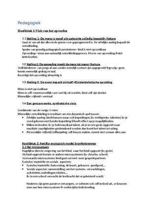 Pedagogiek H3 Balansmodel Bakker - Het balansmodel van Bakker Bakker ...