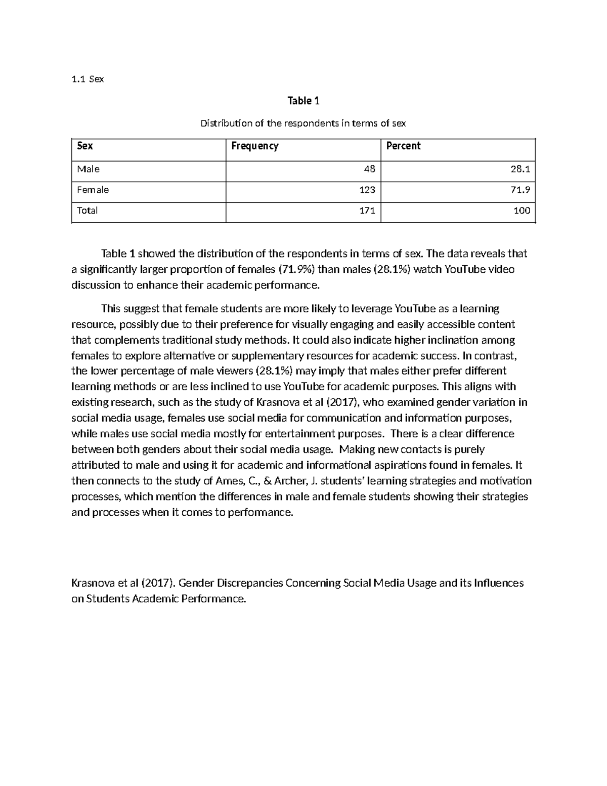 Sex And Age A Related Literature For Tam Framework About Sex And Age