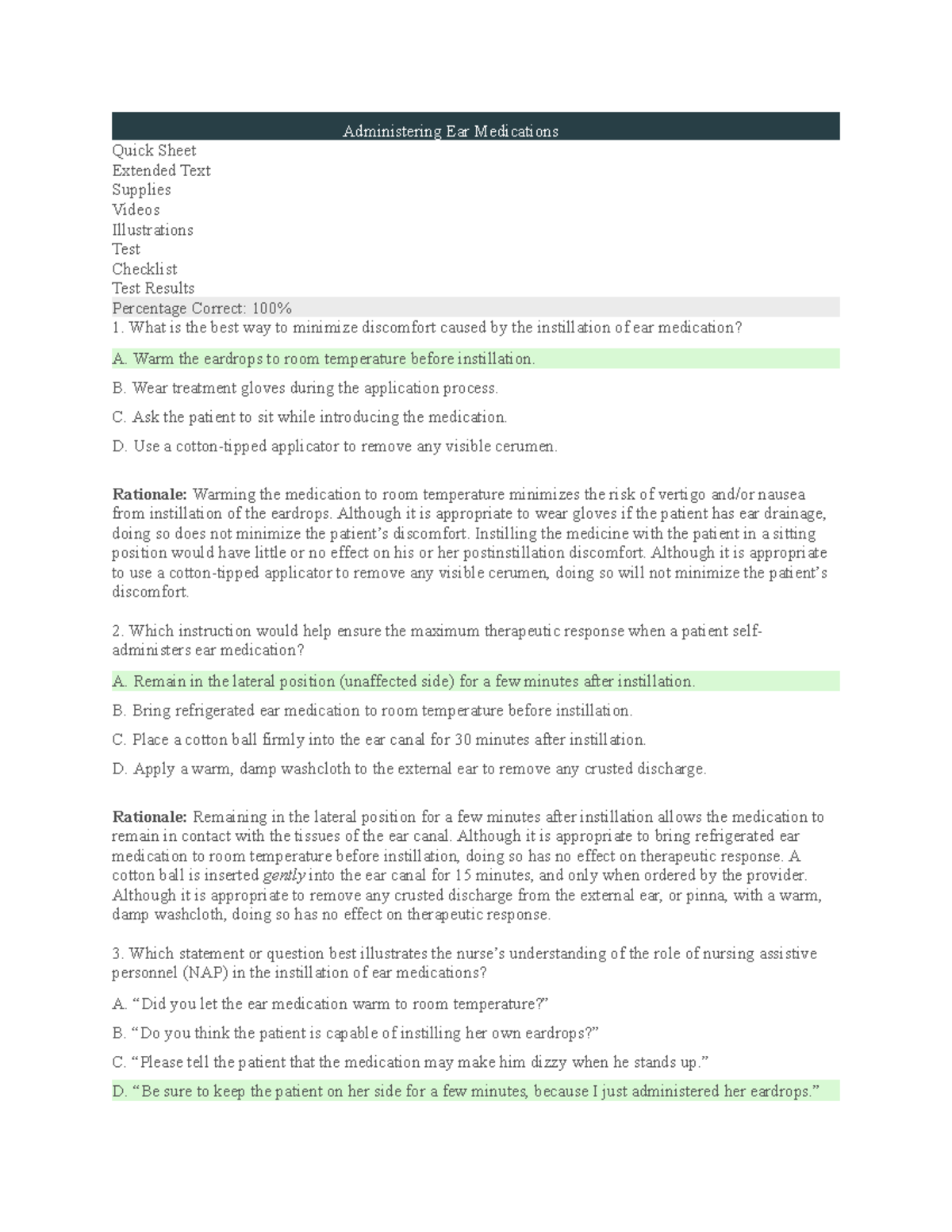 Administering Ear Medications: Essential Guidelines and Techniques ...