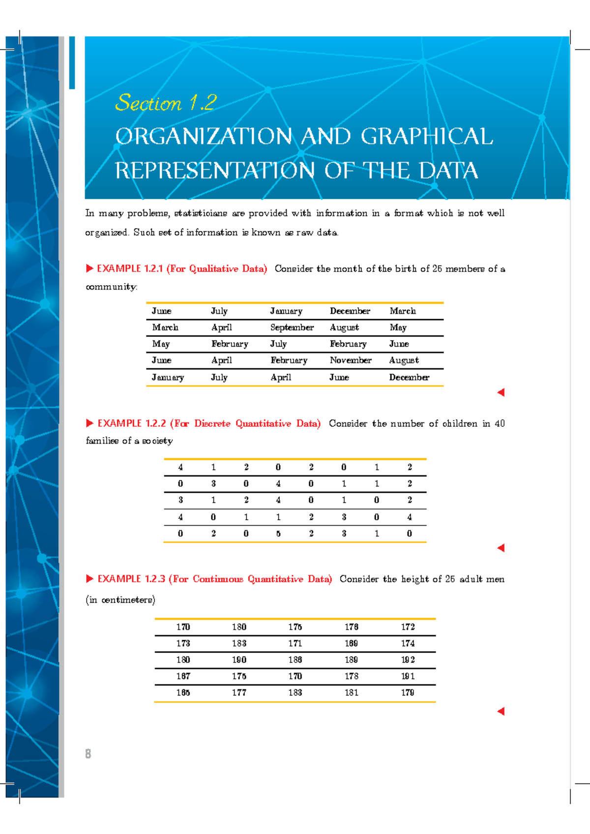 SECTION 1.2: ORGANIZATION AND GRAPHICAL REPRESENTATION OF DATA - Studocu