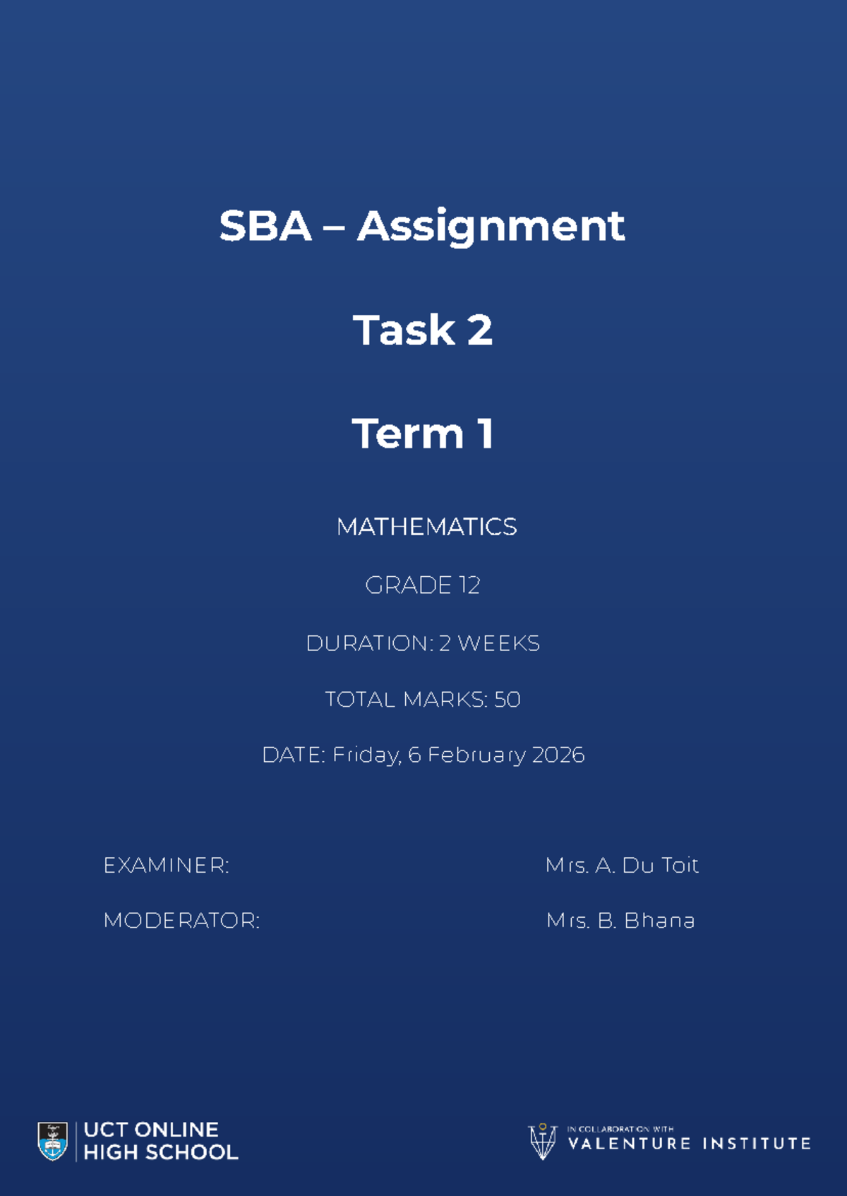 Grade 12 Mathematics Task 2 Assignment: Euclidean Geometry Questions ...