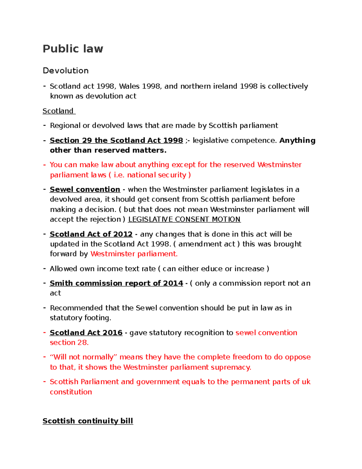 Public Law Devolution: Scotland, Wales, and Northern Ireland Acts 1998 ...