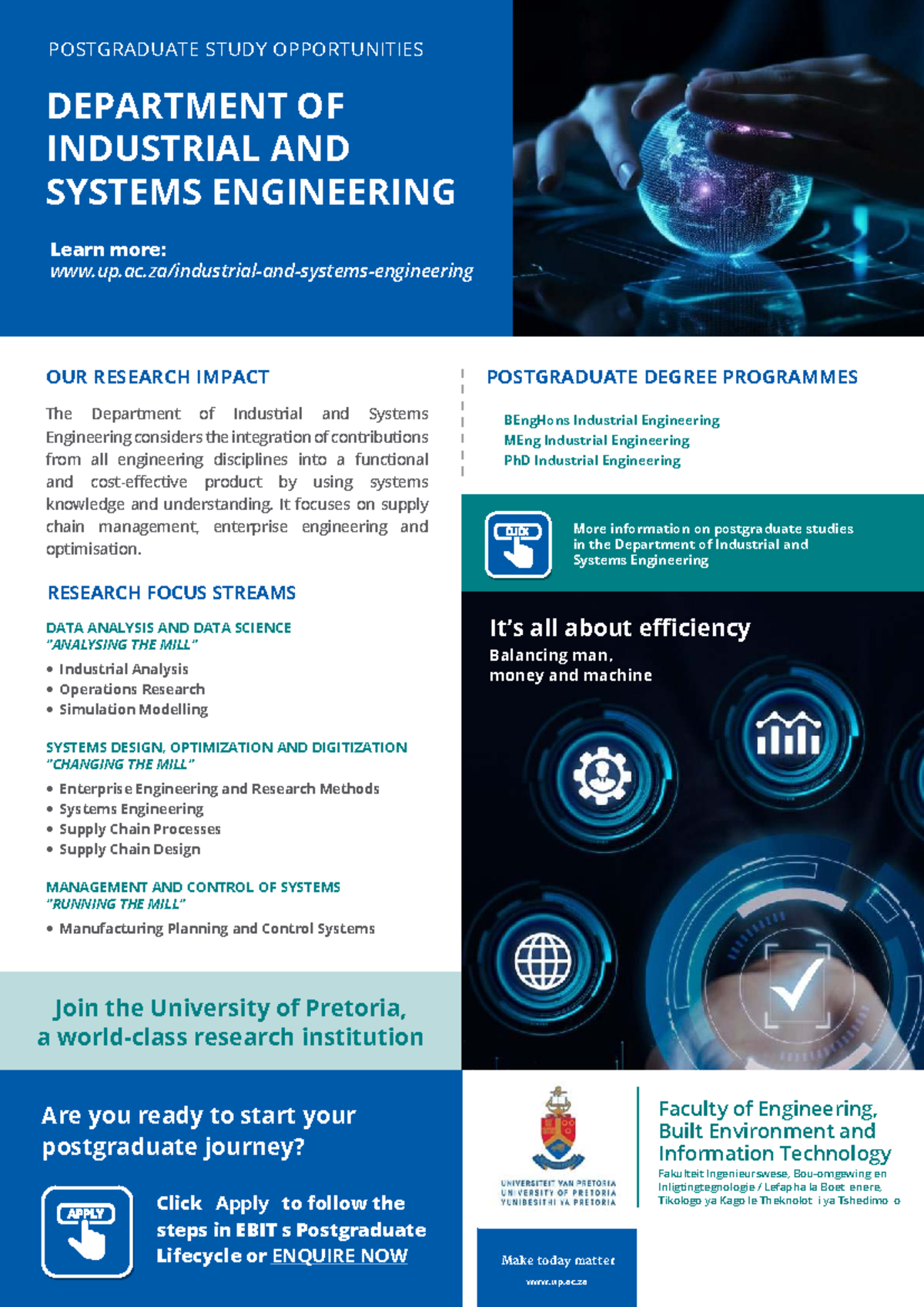 Postgraduate Study Opportunities in Industrial Engineering (ISE) - Studocu