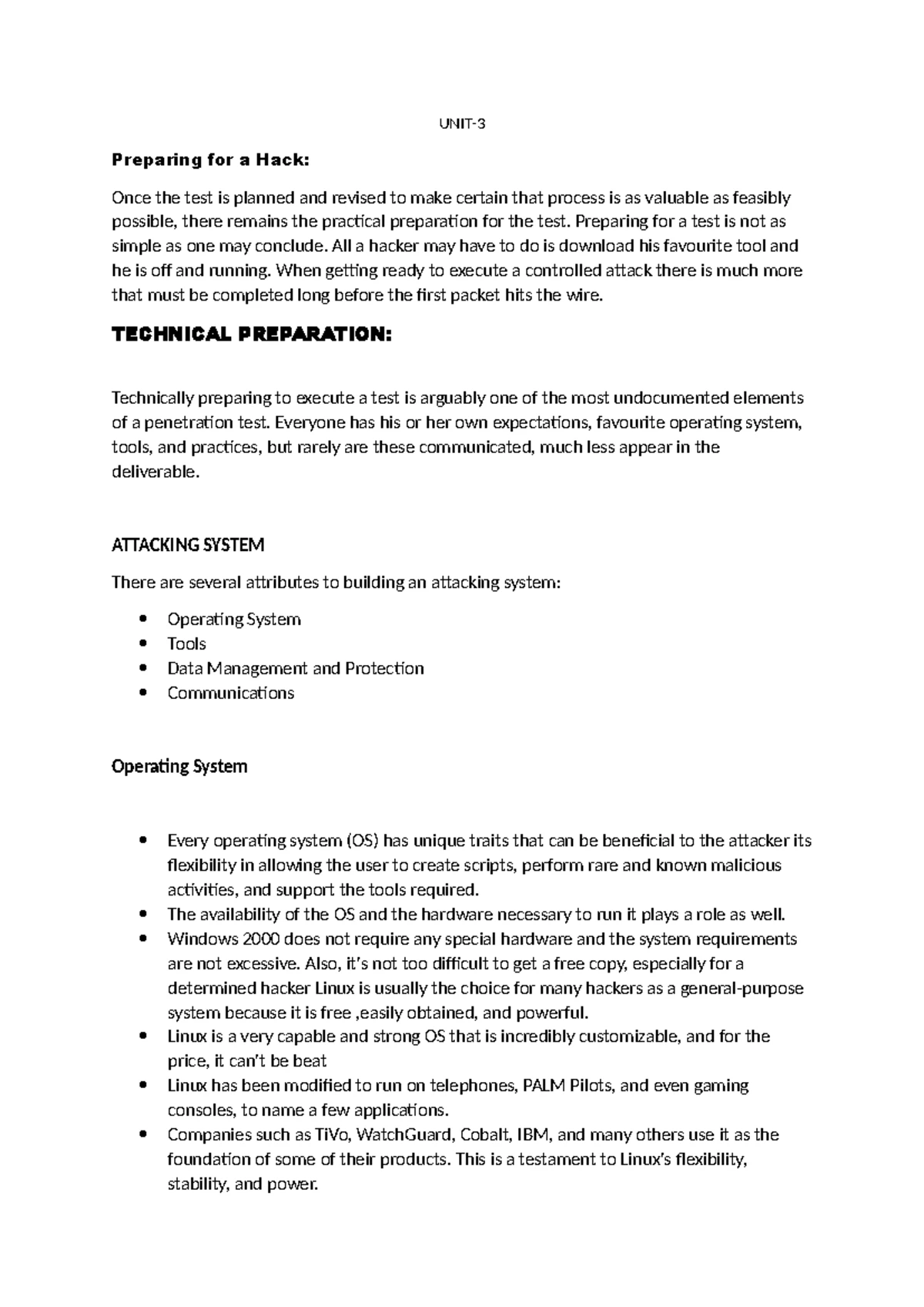 EH Unit-1 - Comprehensive Ethical Hacking Notes and Impacts Analysis ...