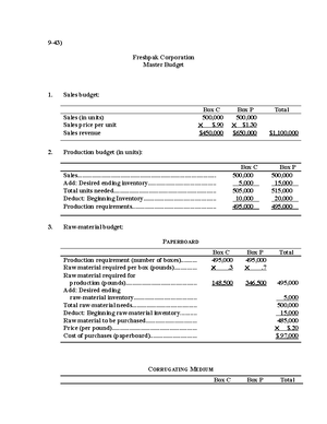 Solutions to the class problems - CHAPTER 5 Activity-Based Costing and ...