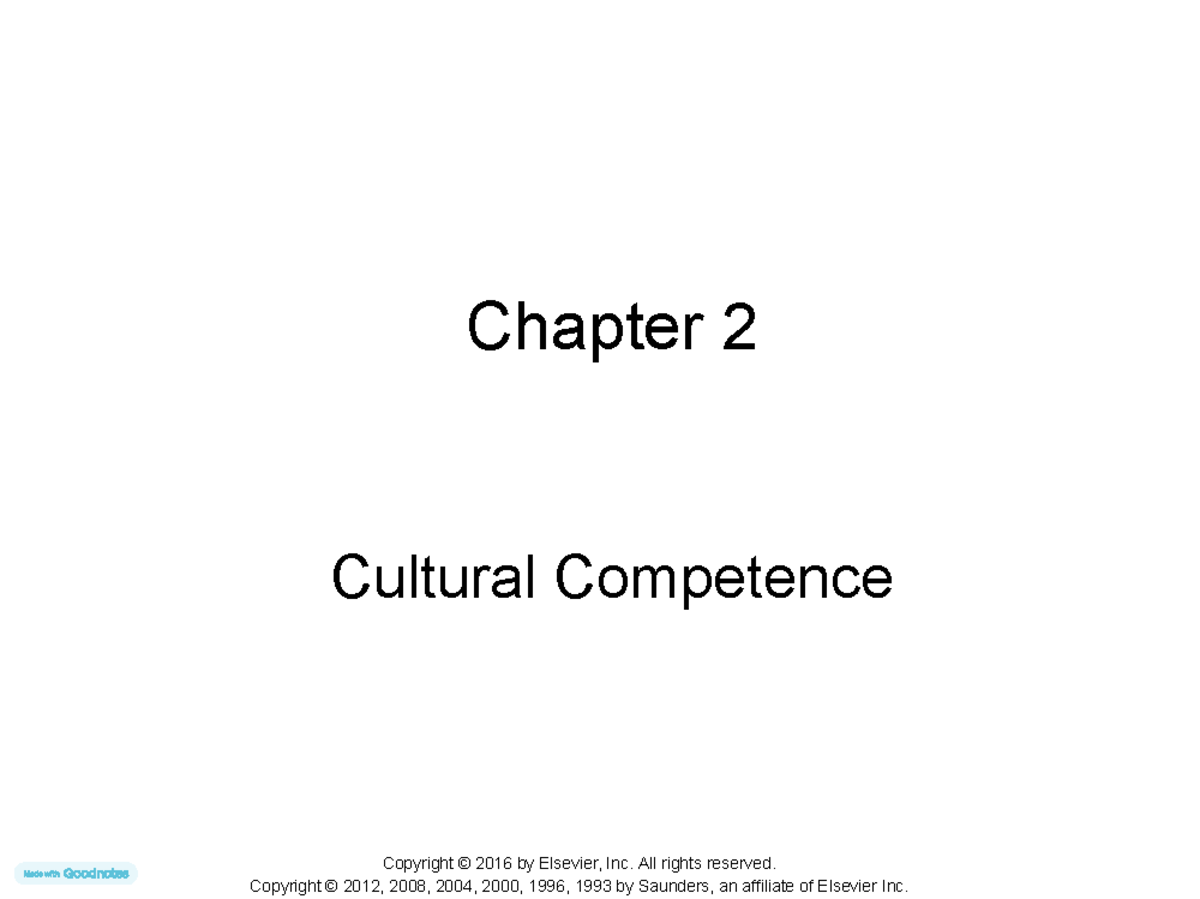 Cultural and Linguistic Competence in Healthcare Services: Chapter 2 Insights - Studocu