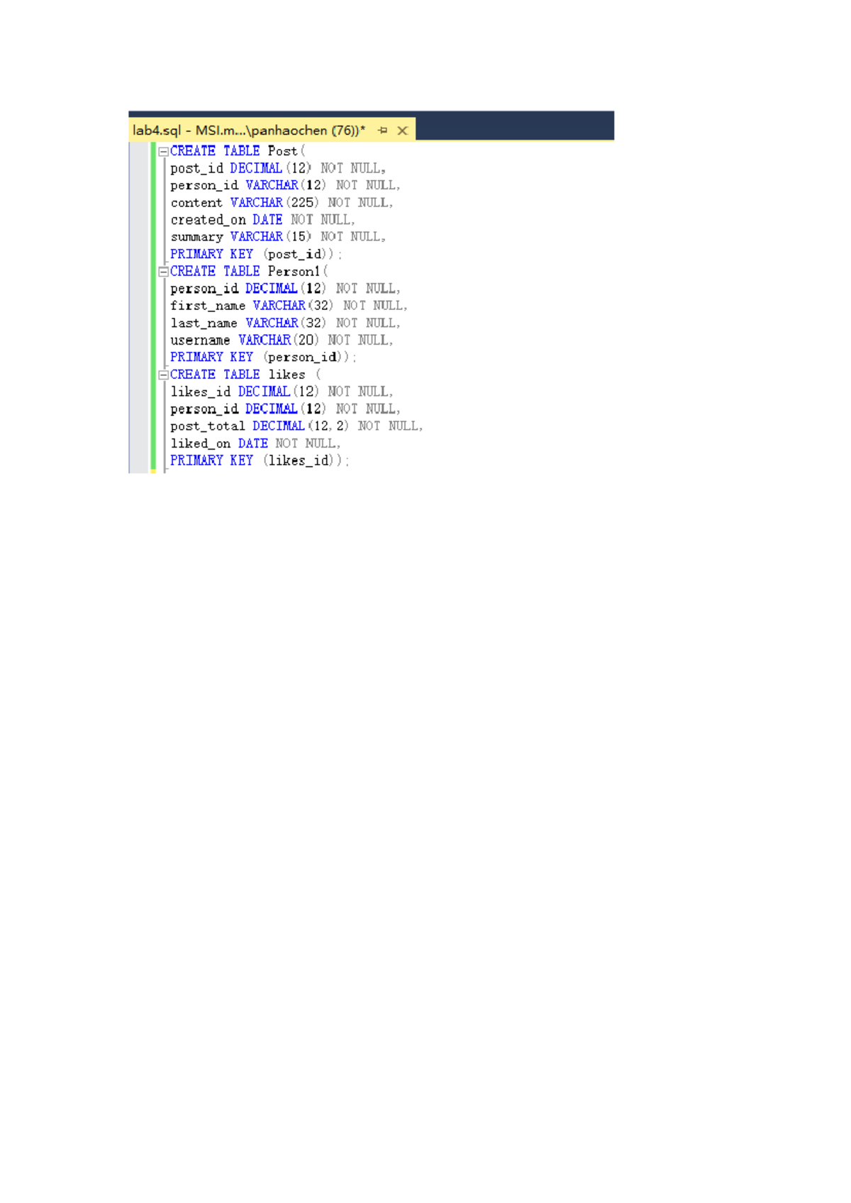 SQL Lab 4: Assignment 4 Guidance and Steps Exploration - Studocu