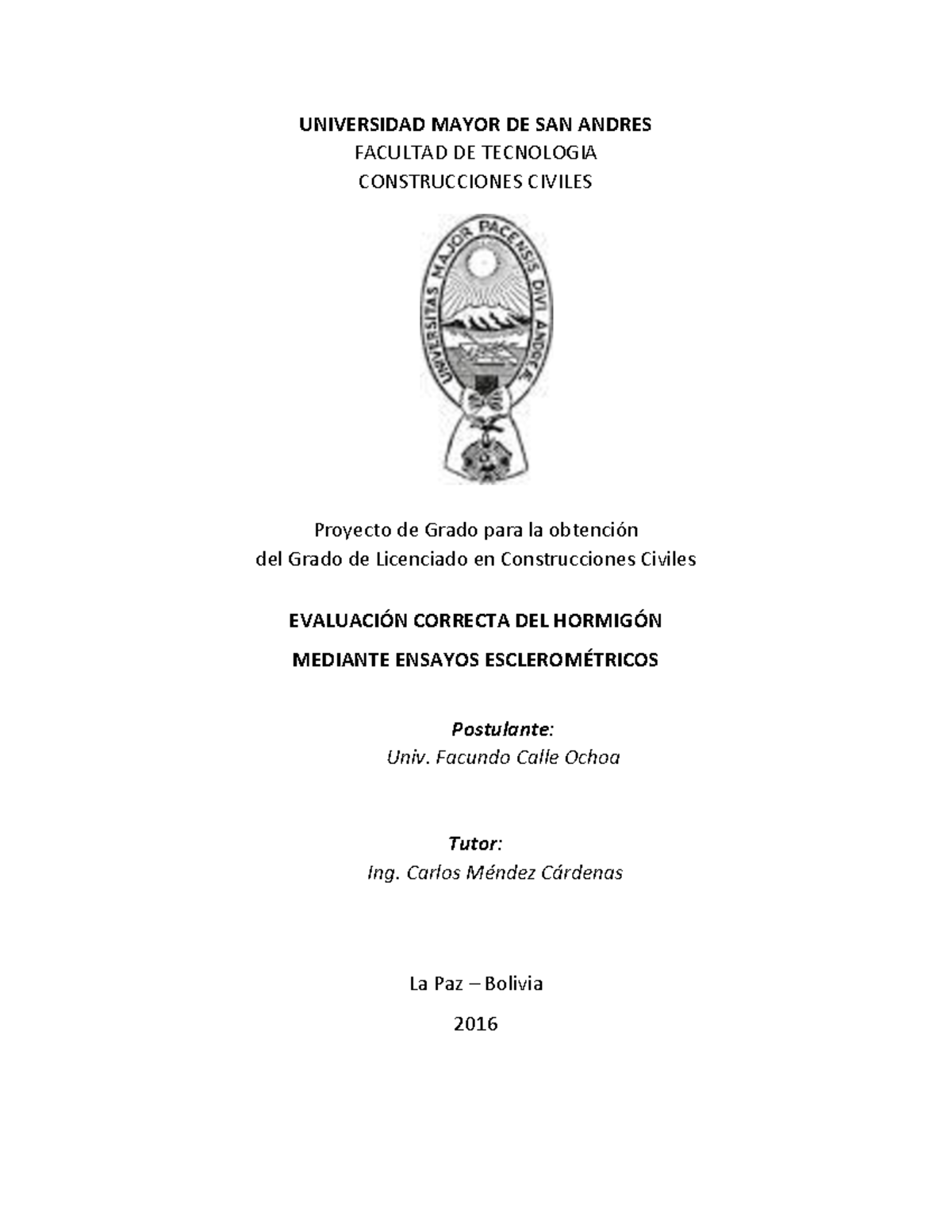 Evaluación del Hormigón mediante Ensayos Esclerométricos - PG-2273 ...