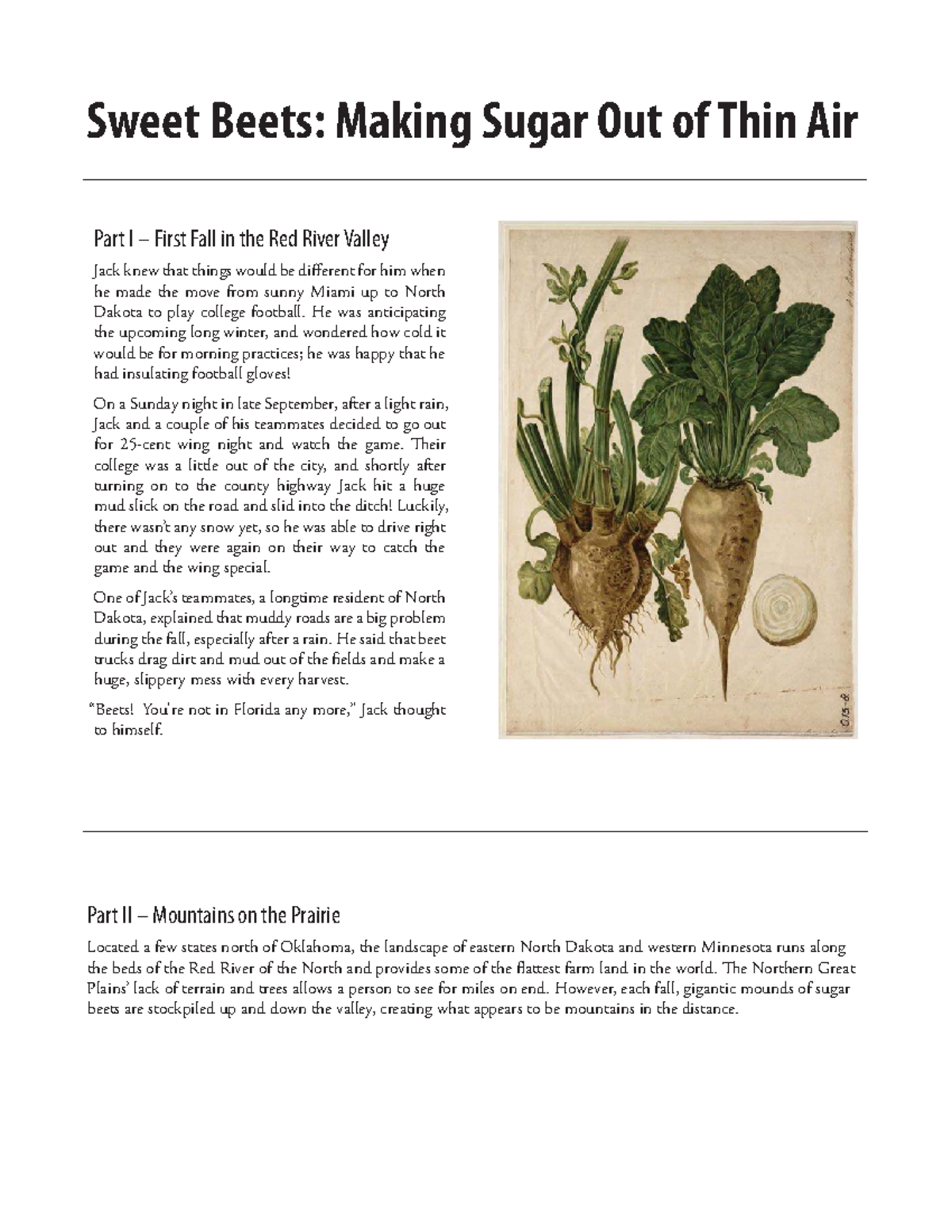 Case Study GFSF: Sweet Beets and Photosynthesis Insights - Studocu