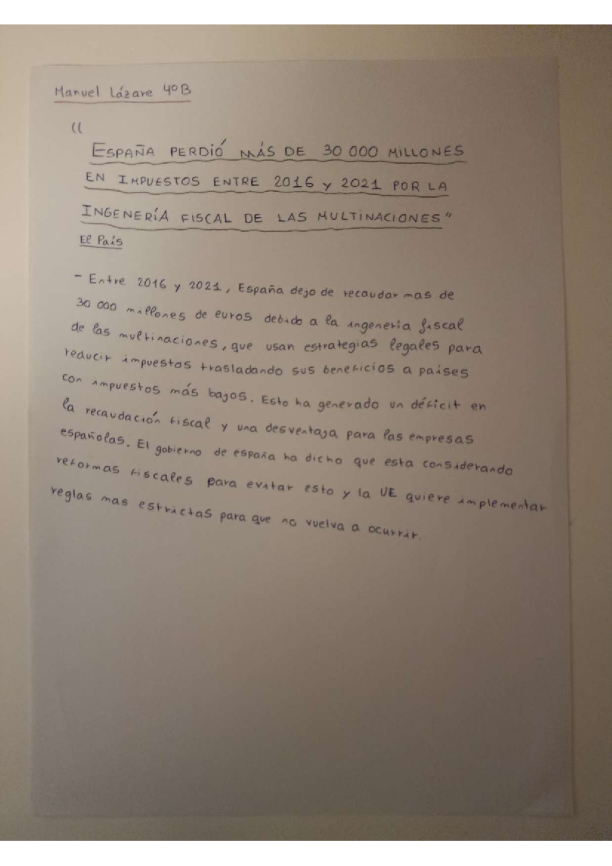 Presentación: Impacto de la Ingeniería Fiscal en España (2016-2021 ...