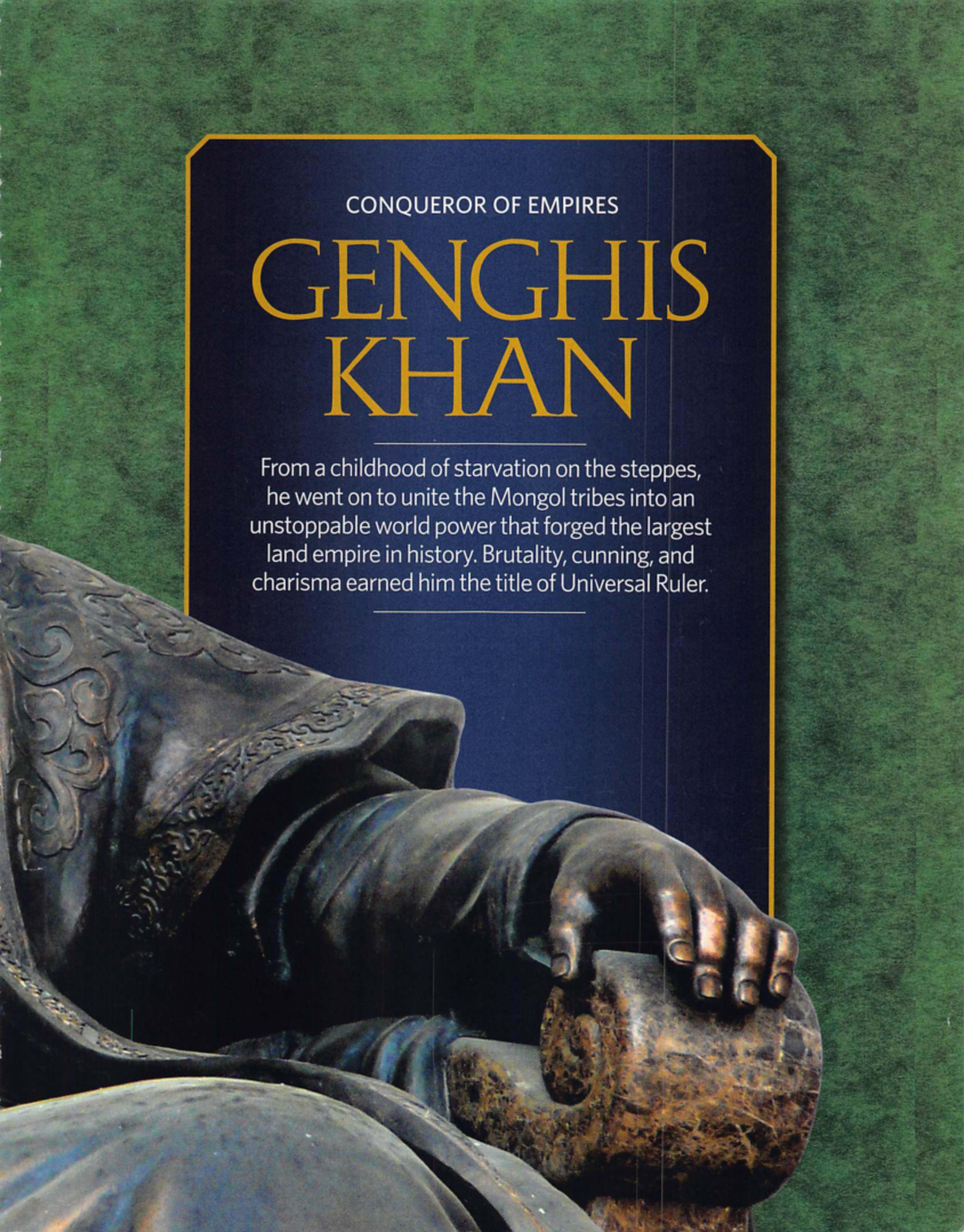 GENGHIS KHAN: THE UNIVERSAL RULER AND HIS EMPIRE EXPANSION - Studocu