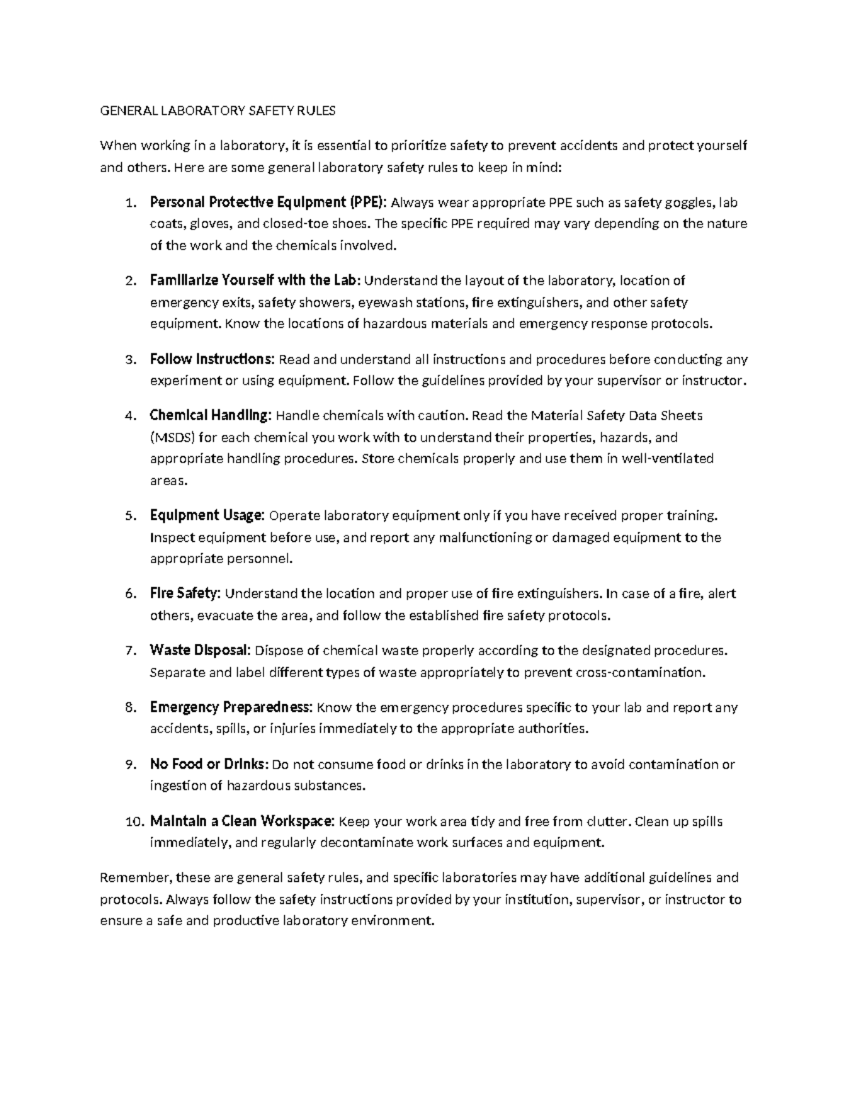 LAB SAFETY & POWER MANAGEMENT IN ICT: Essential Guidelines & Tools ...