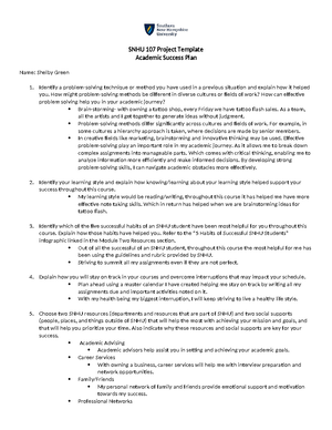 [Solved] What pieces of information can be found in the syllabus - SNHU ...