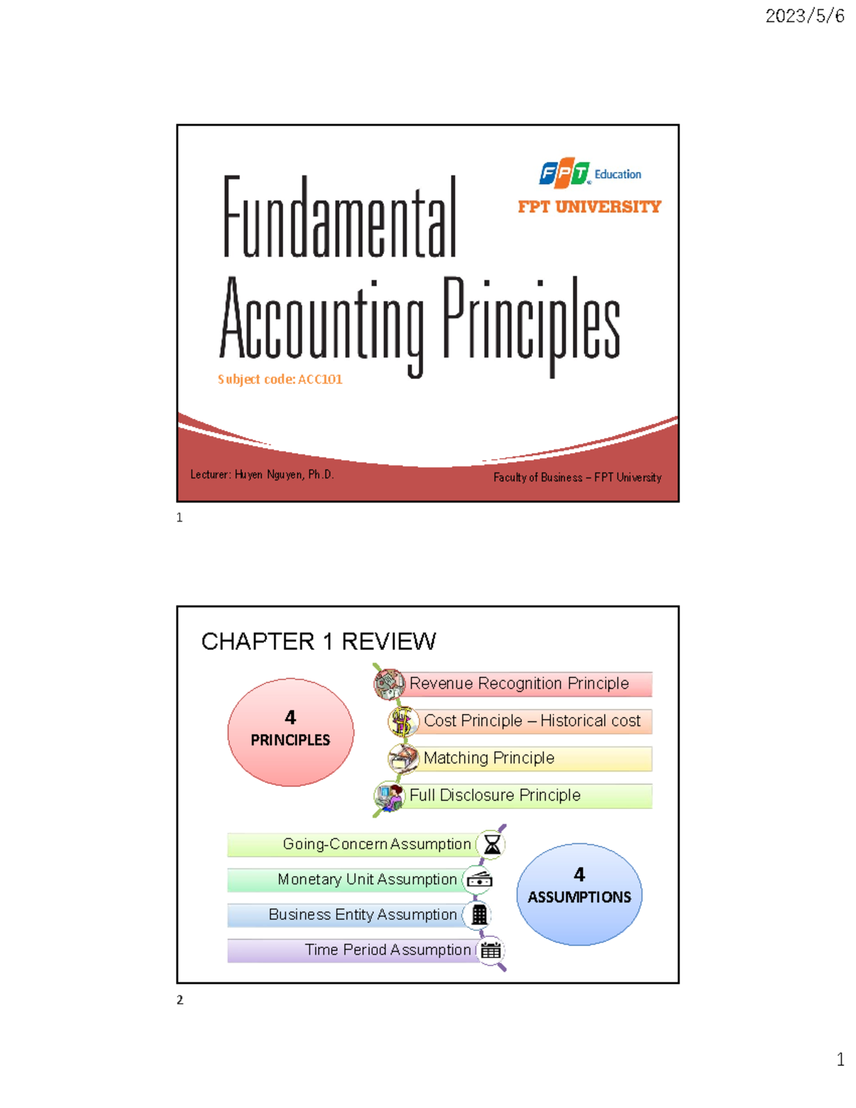 Chapter 2 - Analyzing and Recording Transactions in Accounting (ACC ...