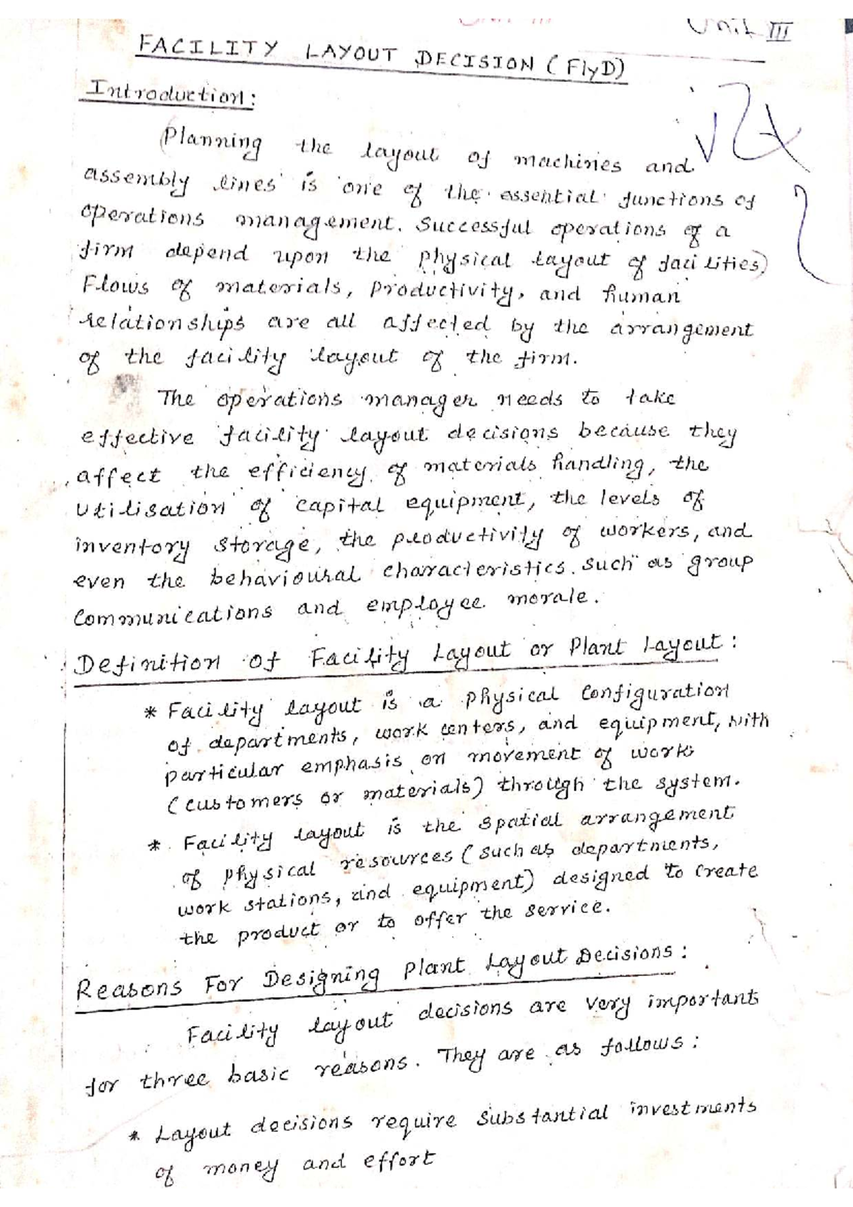 UL T Lew: Essential Functions of Facility Layout in Operations ...