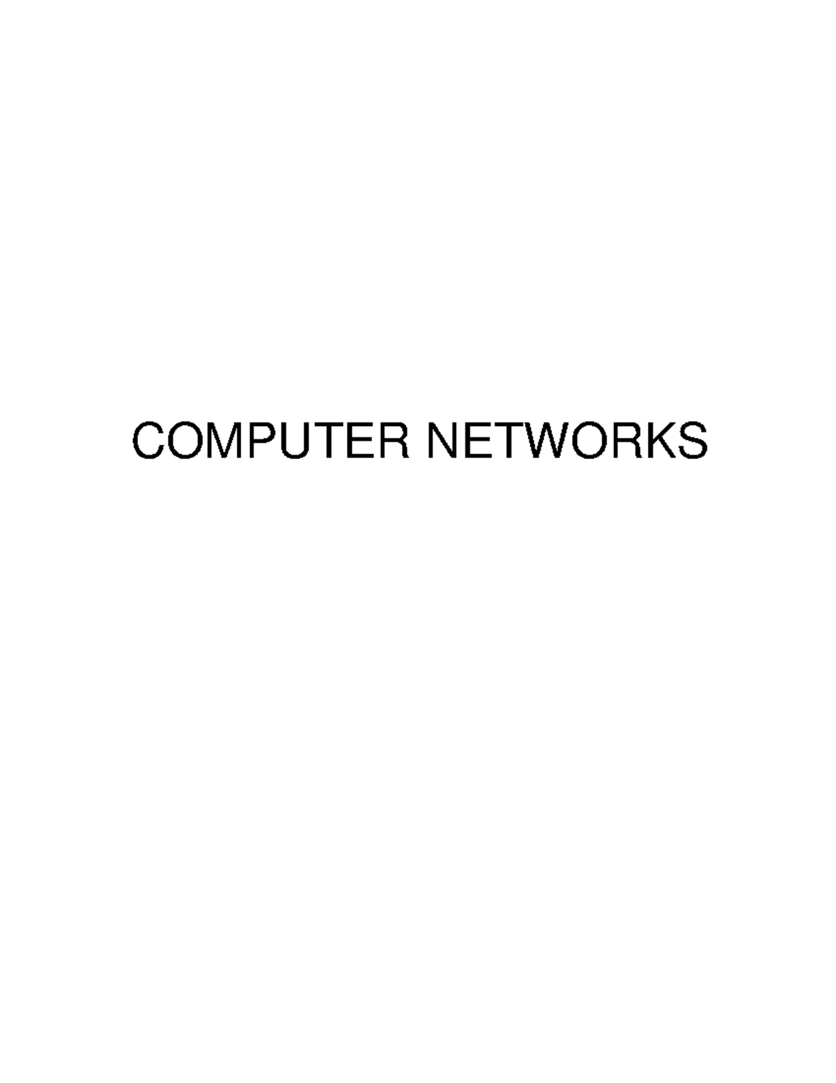 CS-204 Lecture 2: Multiple Access in Computer Networks - Studocu