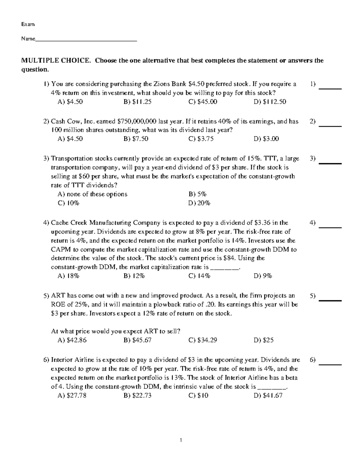 Chapter 13 Quiz - Essential Multiple Choice Questions for Exam Prep ...