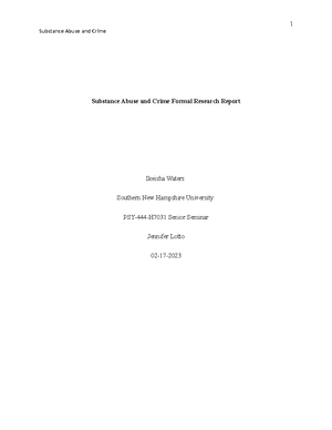 Short paper week 5 - PSY 510 Module Five Short Paper Module 5 Short ...