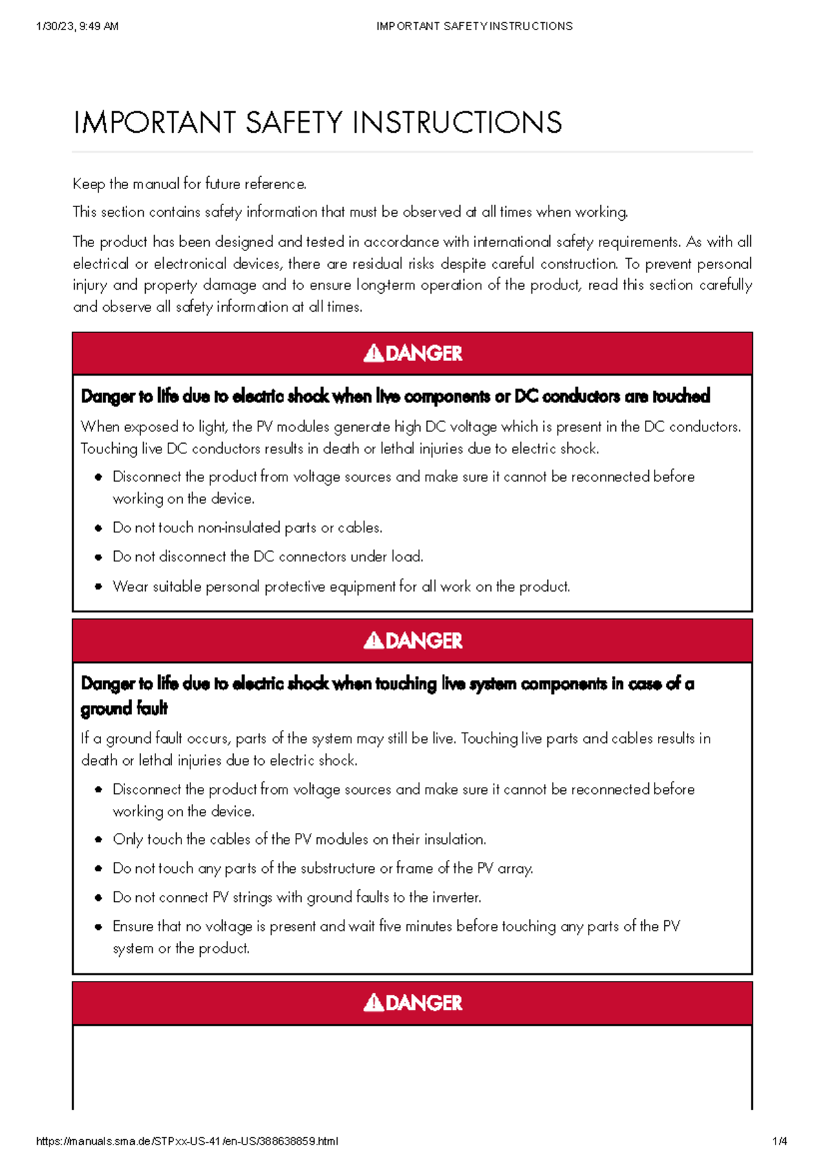 Important Safety Instructions for Electrical Devices - Studocu